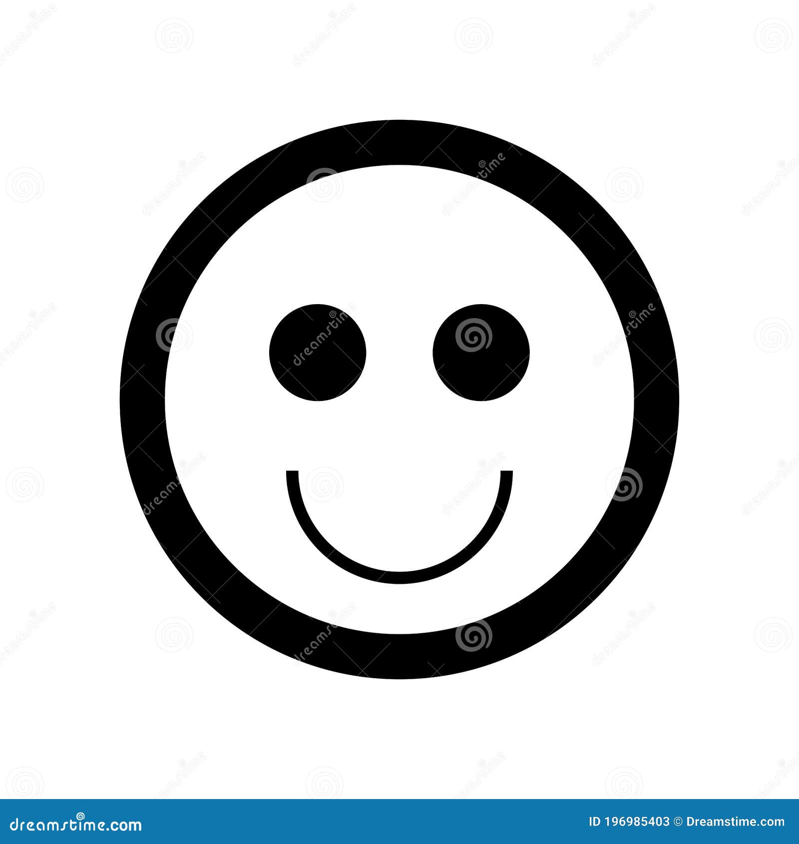 Satisfaction Emoji Icon Design Stock Vector - Illustration of button ...