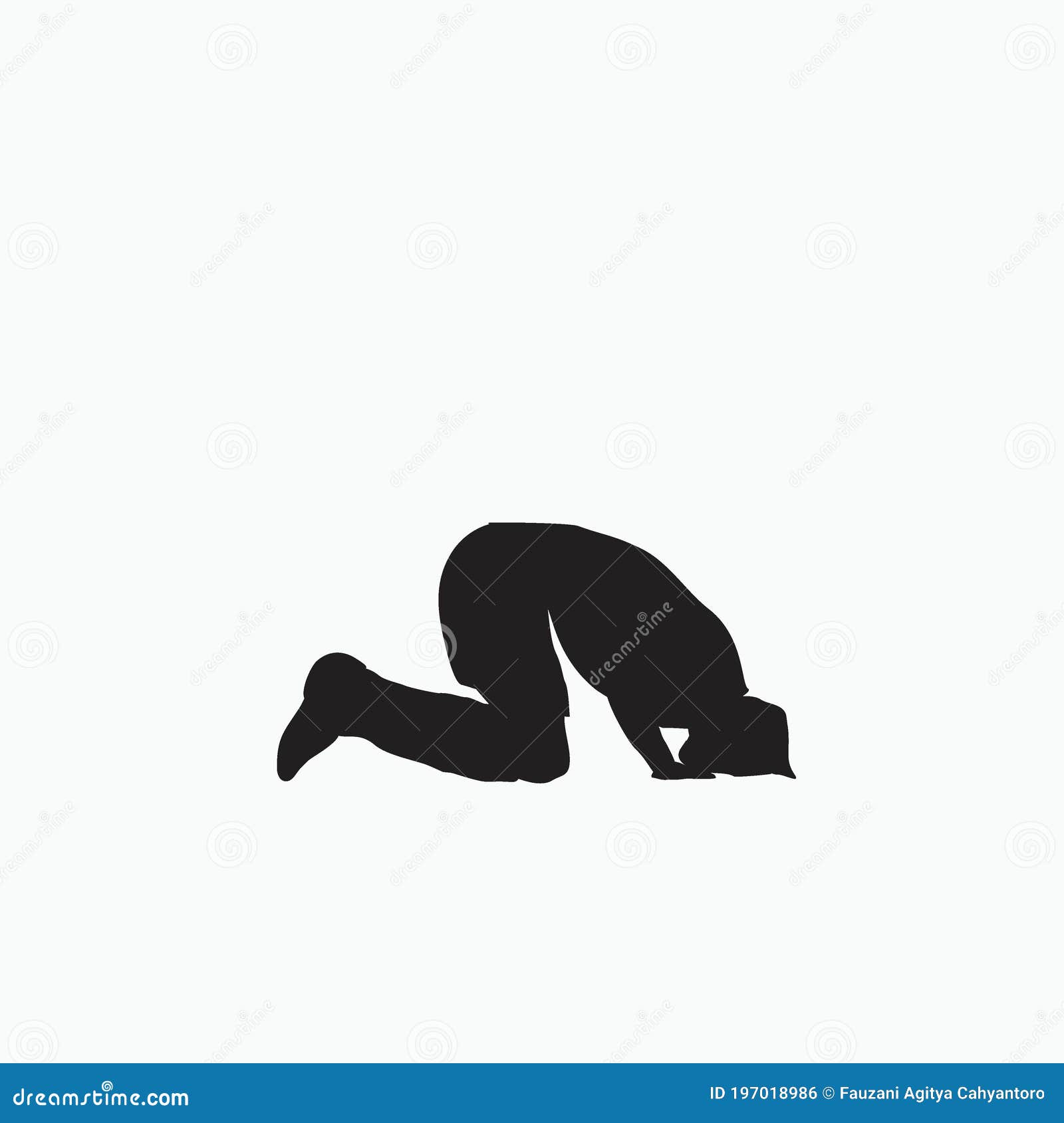 Prostrate On The Field Celebration - Two Tone Flat Illustration Cartoon ...