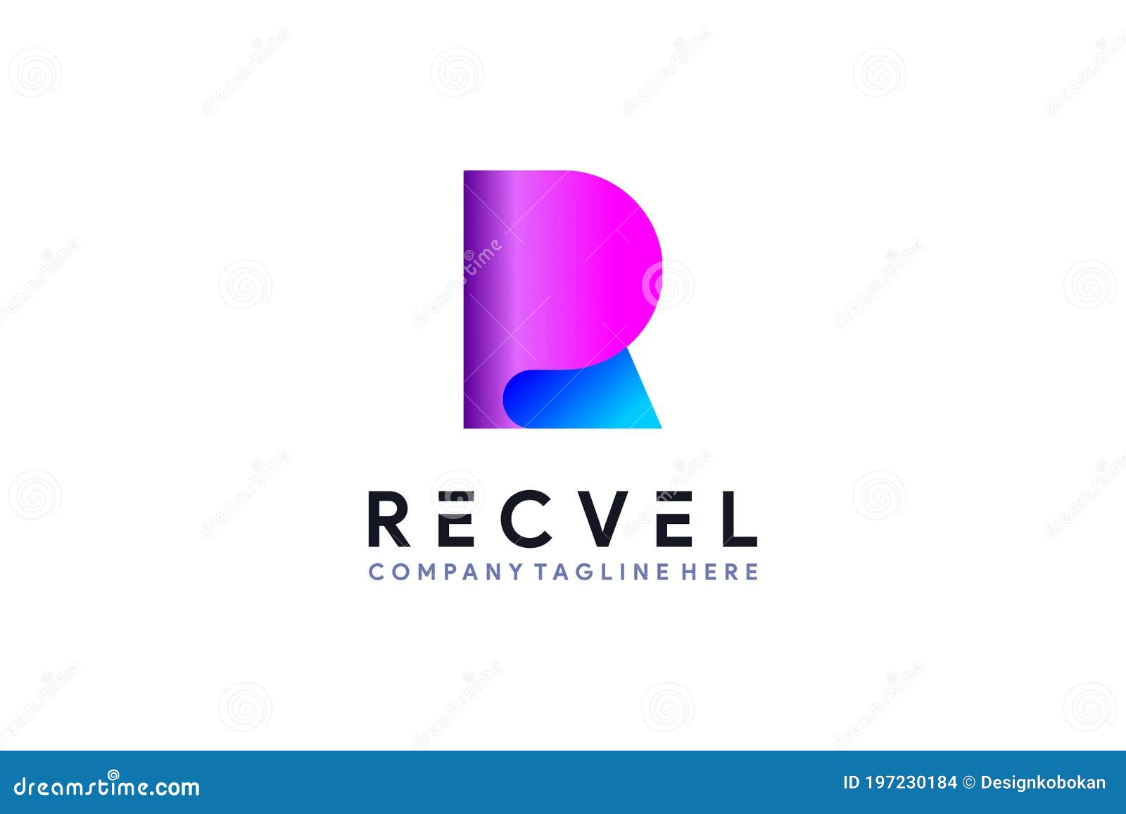 Abstract Letter R Logo Design Stock Vector - Illustration of graphic ...