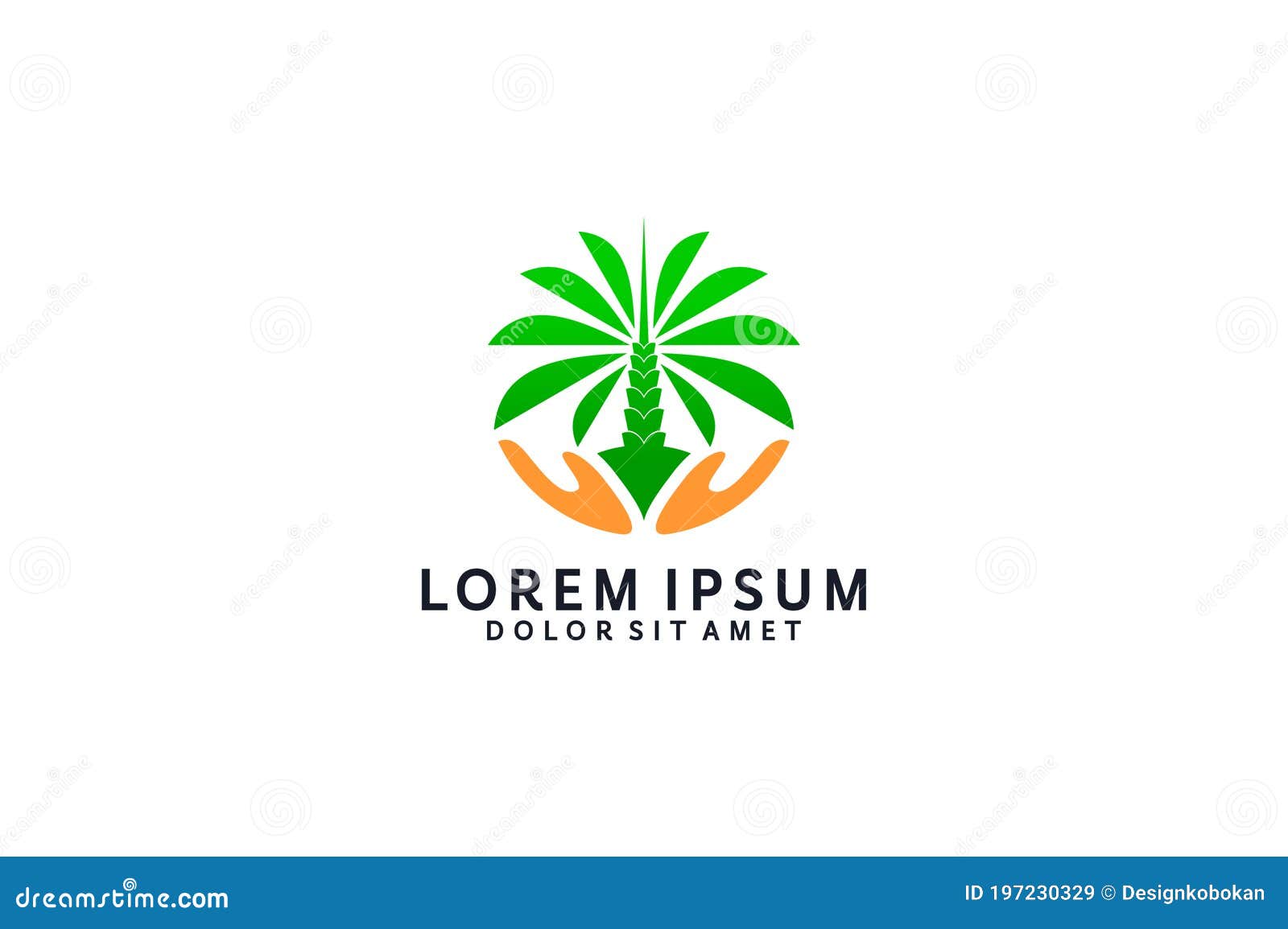 Group hand and palm logo stock vector. Illustration of concept - 197230329
