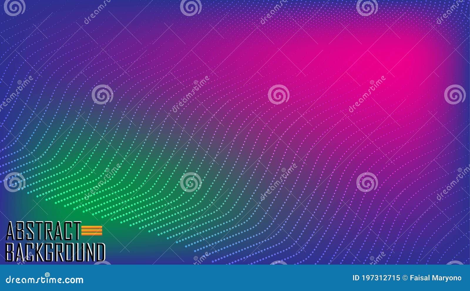 Abstract Dynamic Dots Background with a Colorful Gradient Combination ...