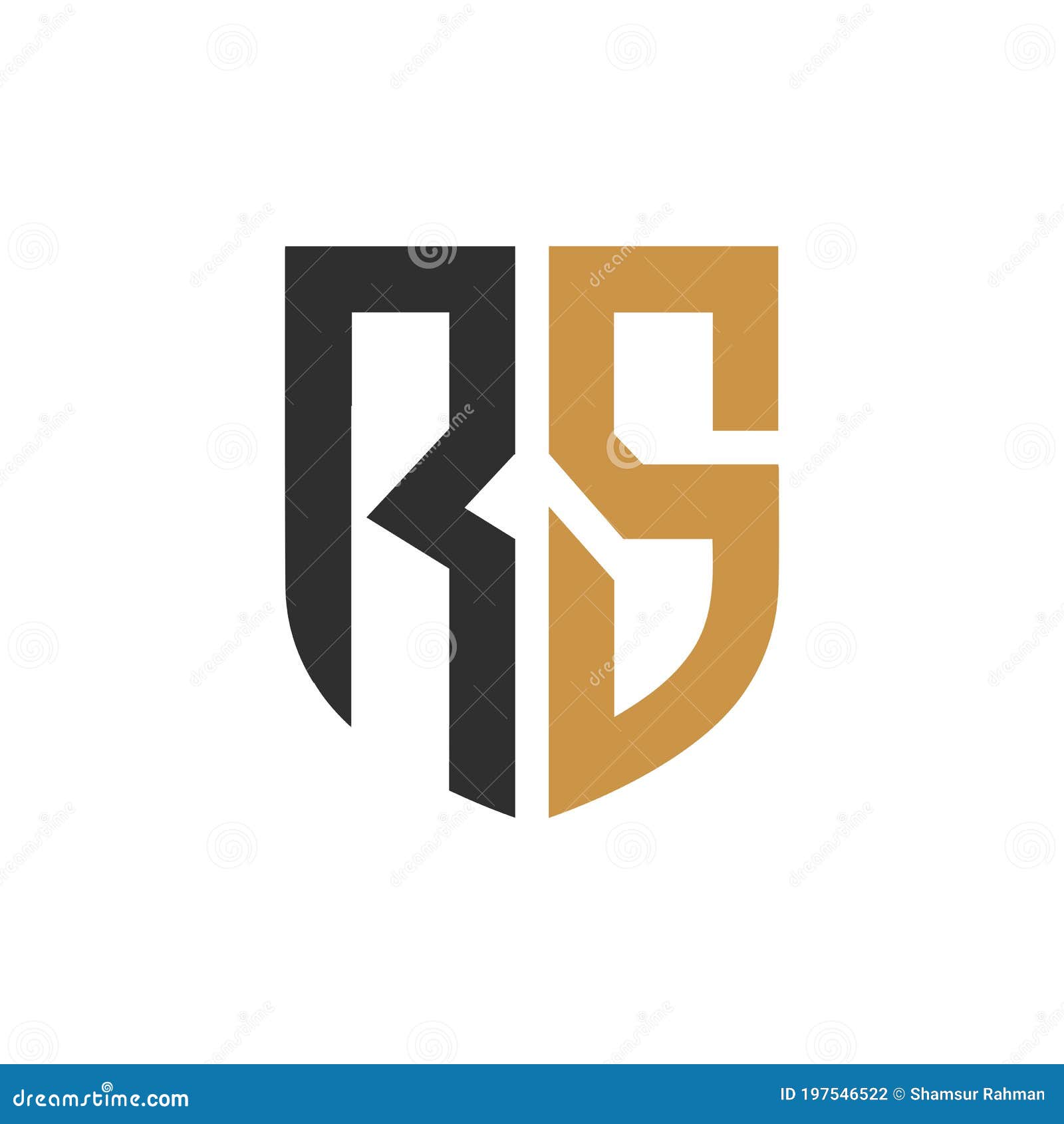 Initial Letter Rs Logo or Sr Logo Vector Design Template Stock Vector ...