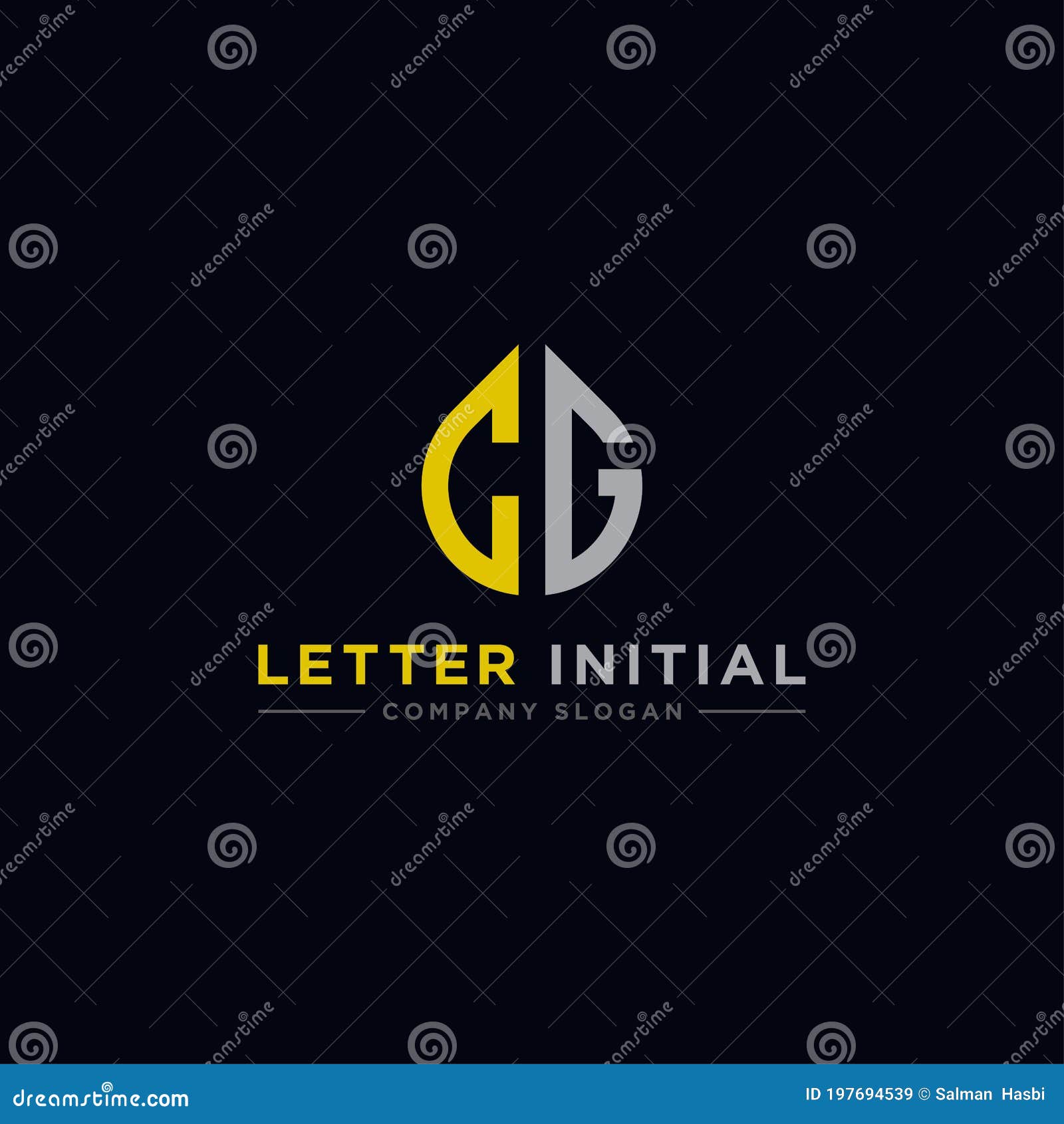 CG Logo Icon Design Vectors Stock Vector - Illustration of capital ...