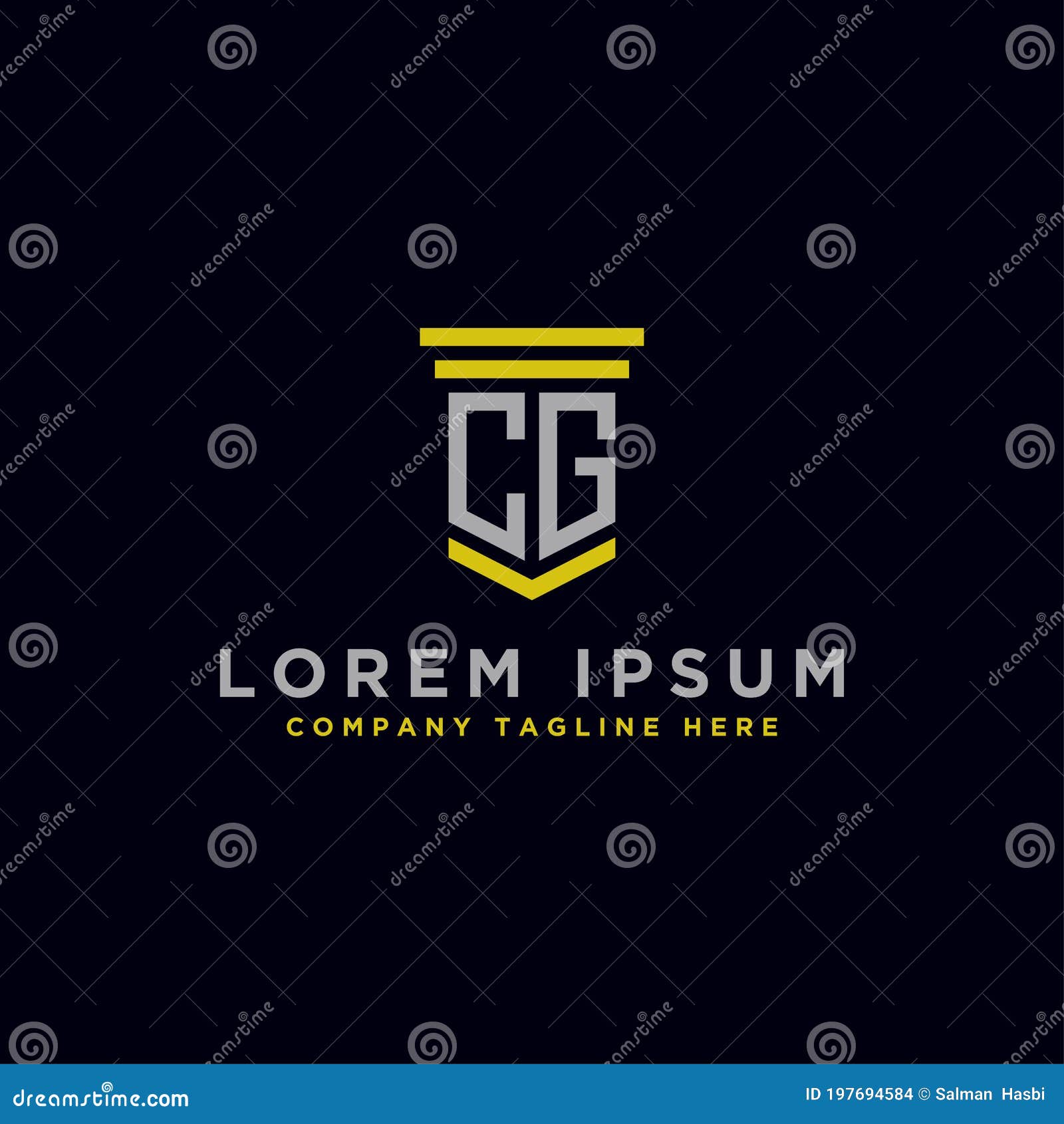 CG logo icon. -Vectors stock vector. Illustration of design - 197694584