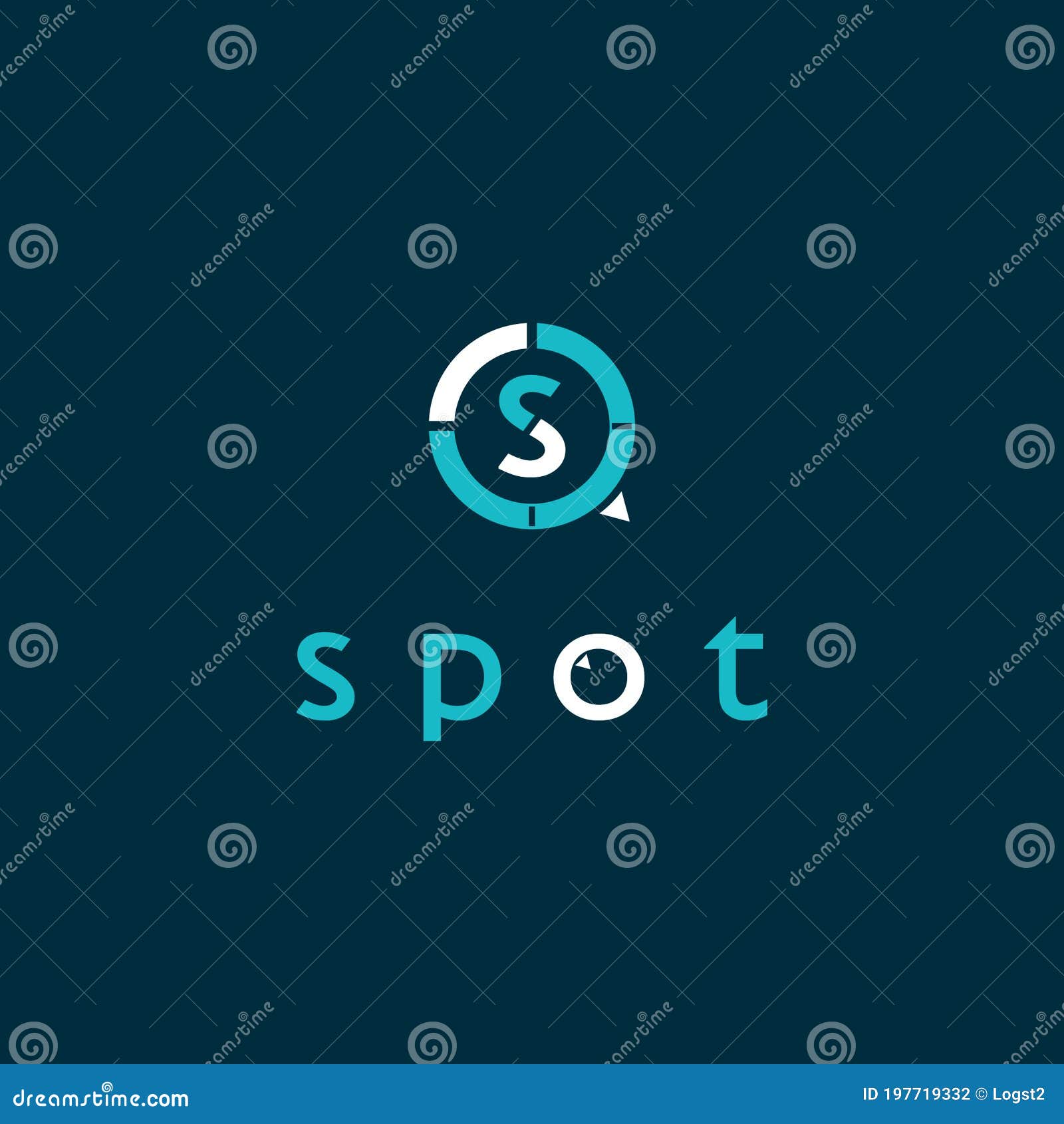 Spot Vector Logo. Spot Icon Stock Vector - Illustration of graphics ...