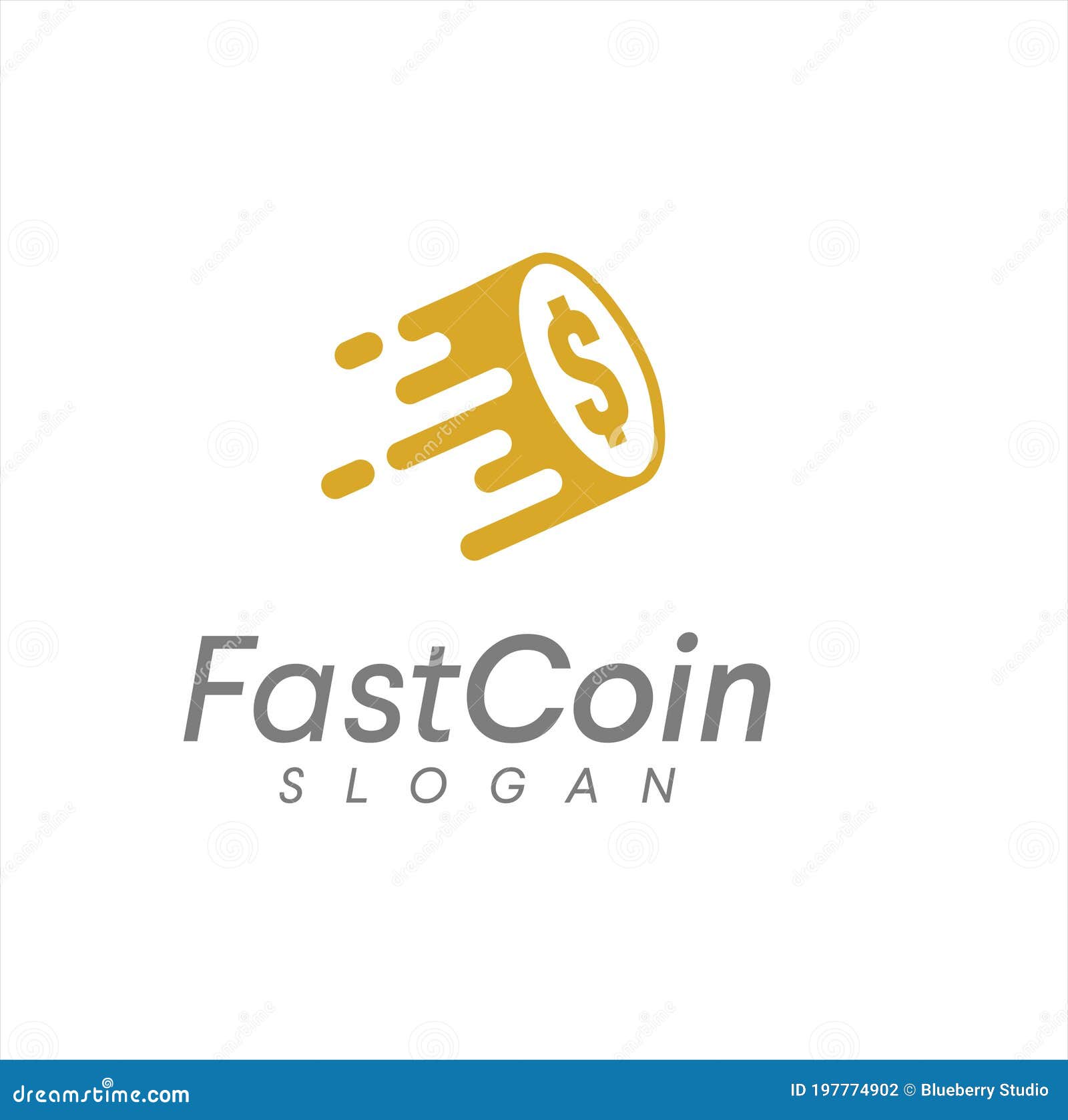 Fast Coin Logo Combination Speed Money. Fast Cash Logo Icon Vector ...