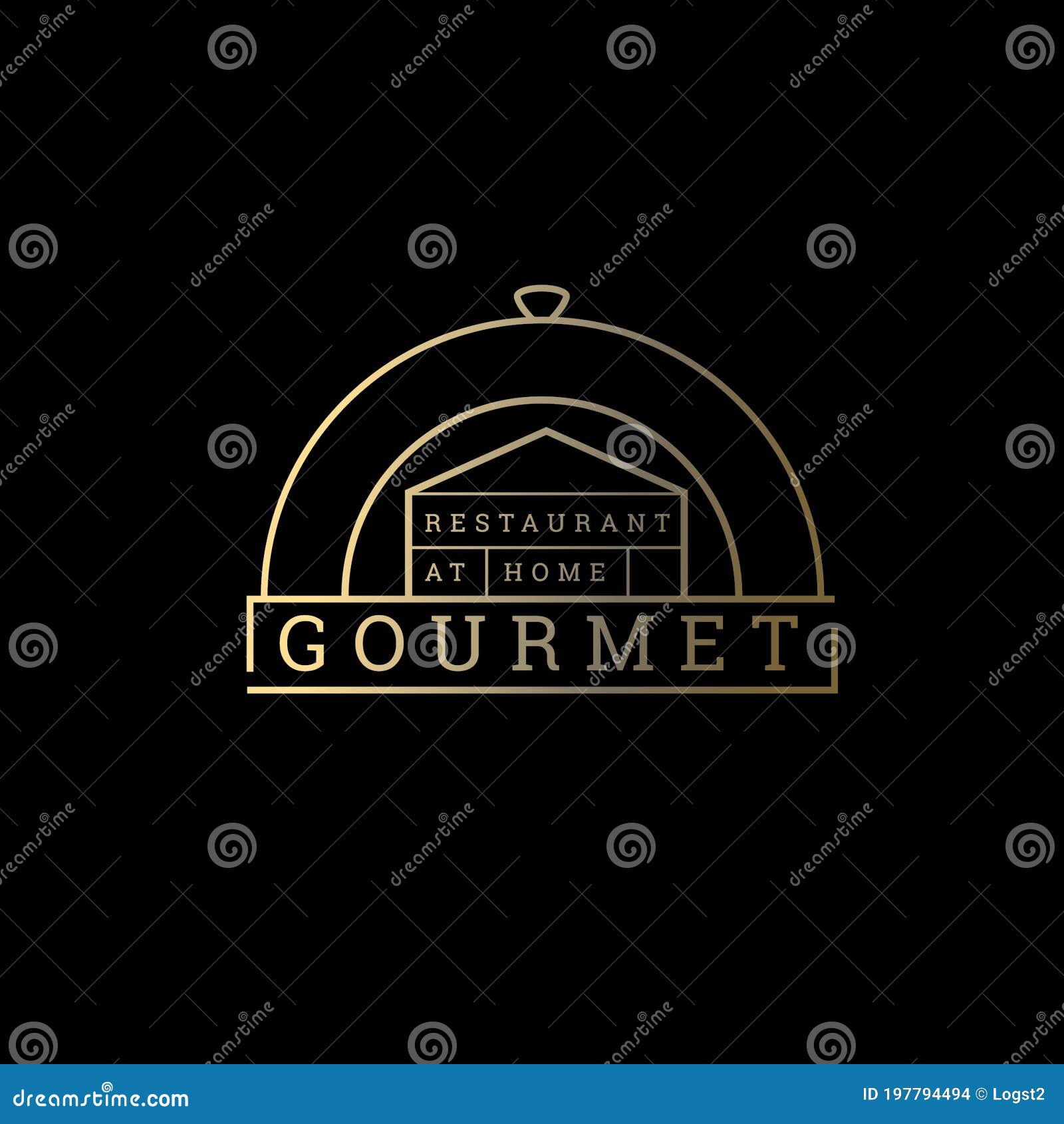 Gourmet Vector Illustration. Gourmet Icon Stock Vector - Illustration ...