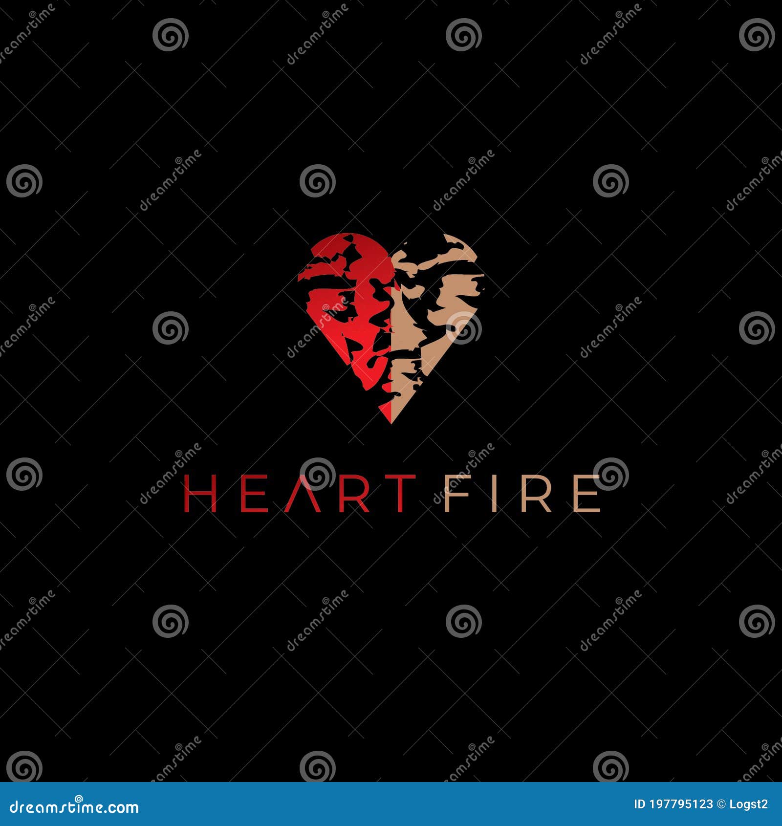 Heart Vector Logo. Heart Emblem. Heart Icon Stock Vector - Illustration ...