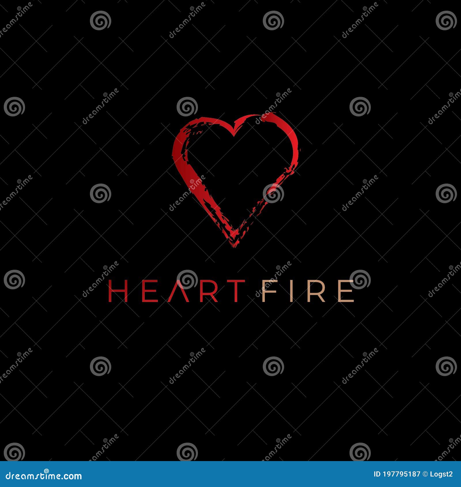 Heart Vector Logo. Heart Emblem. Heart Icon Stock Vector - Illustration ...