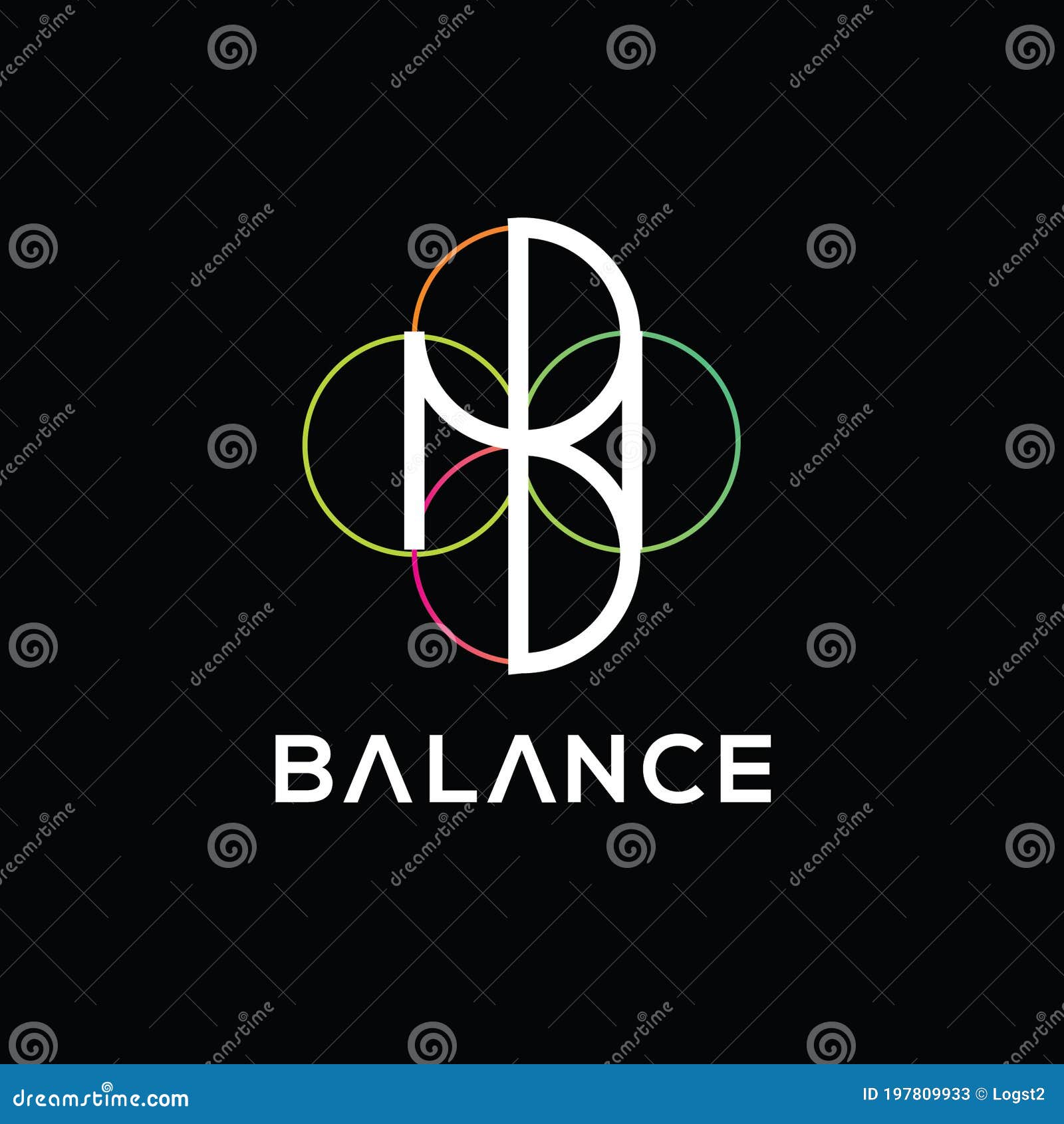 Balance Vector Logo. Balance Icon Stock Illustration - Illustration of ...