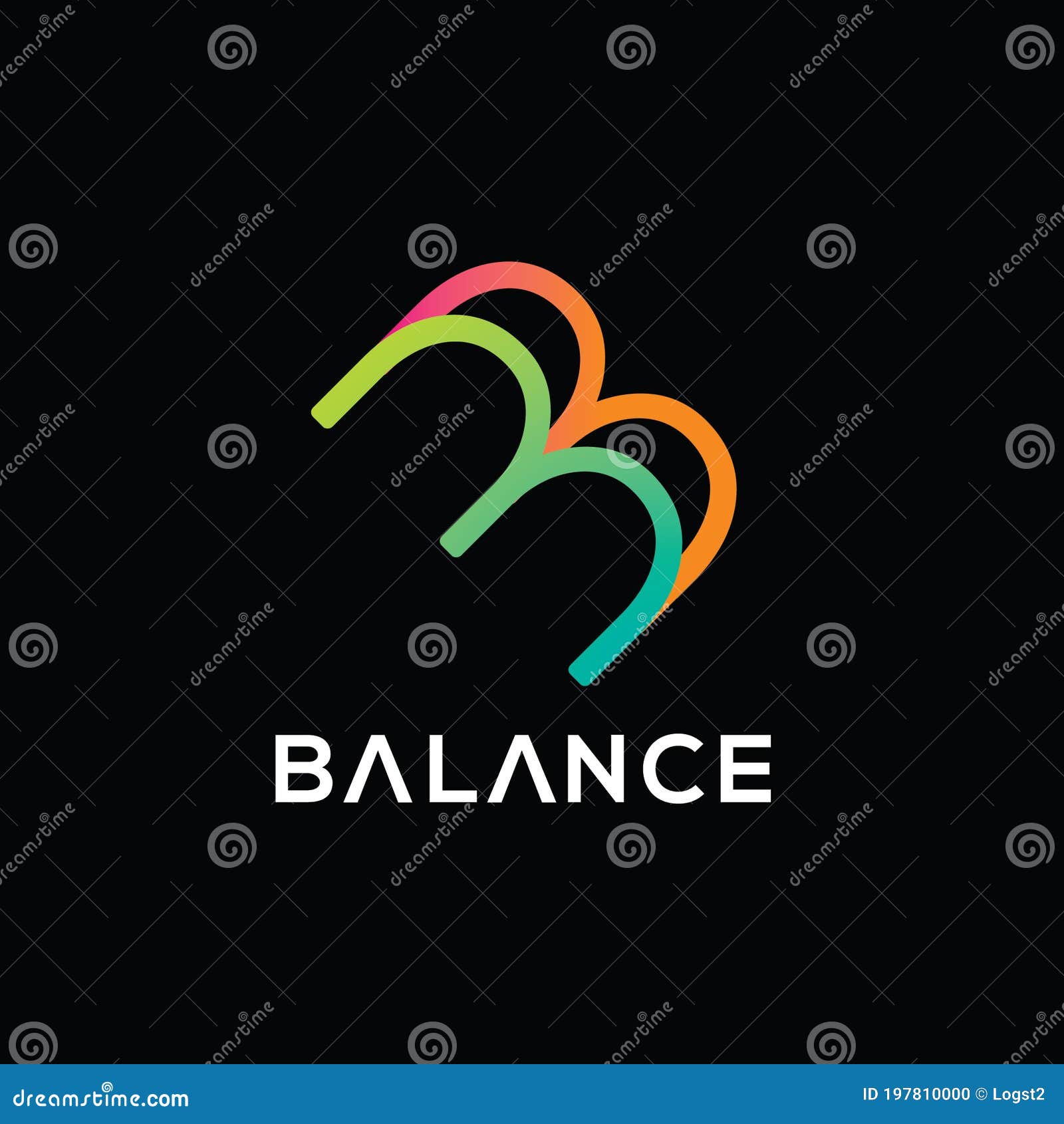 Balance Vector Logo. Balance Icon Stock Vector - Illustration of ...
