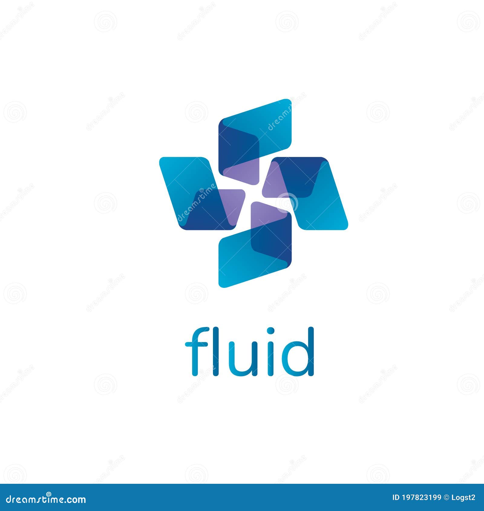 Fluid Vector Logo. Fluid Icon Stock Vector - Illustration of flow ...