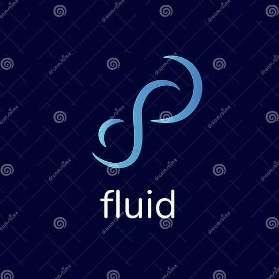 Fluid Vector Logo. Fluid Icon Stock Vector - Illustration of colorful ...