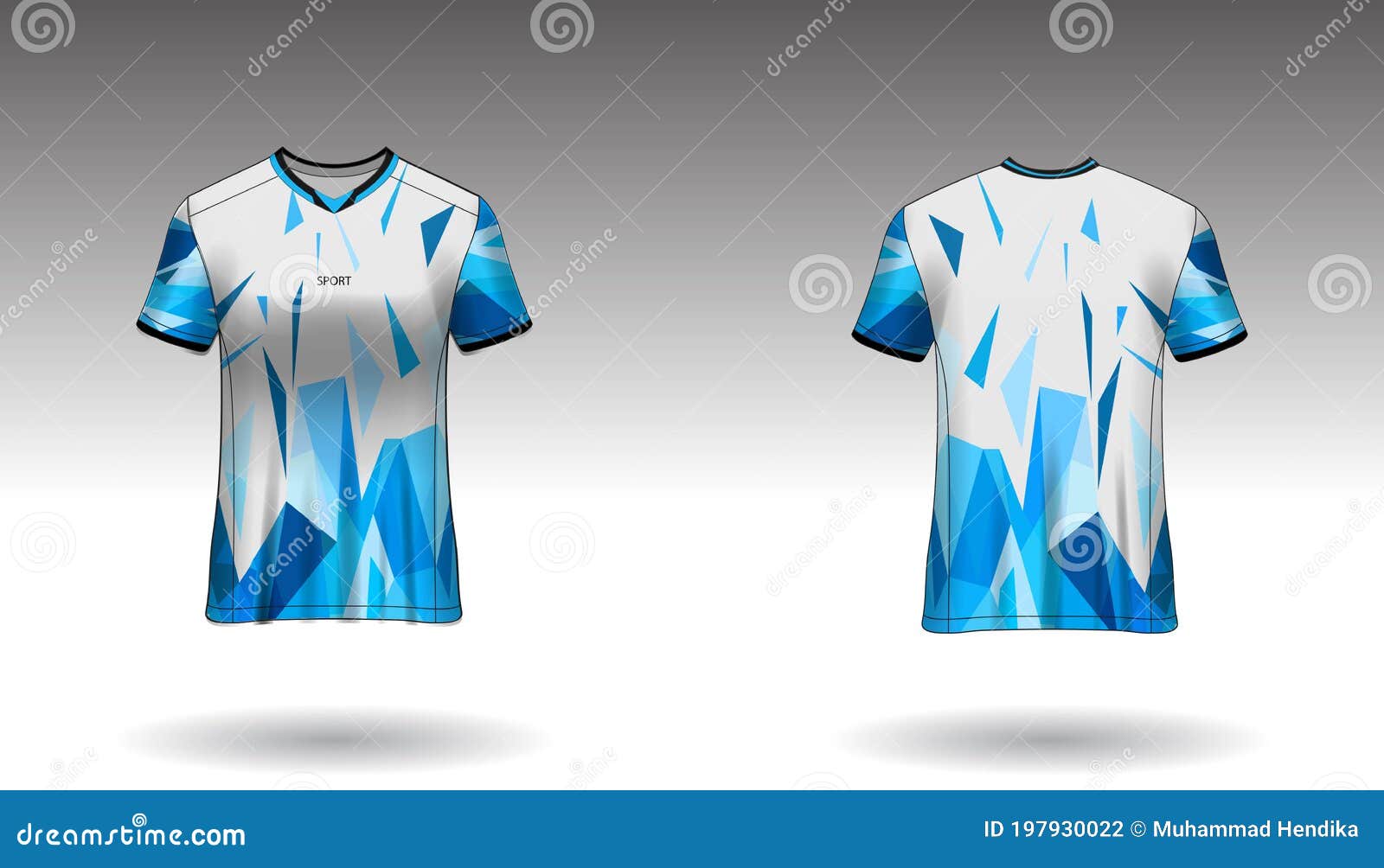 Football Club Football Jersey Design Vector. Uniform Front and Back ...