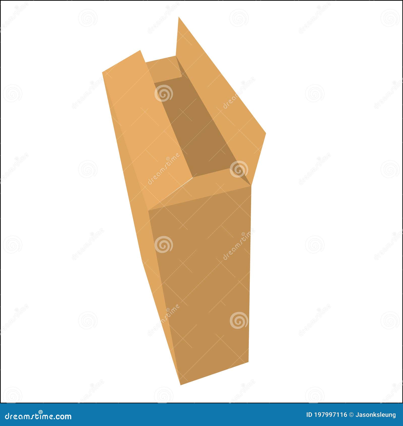 Carton Box Graphic stock illustration. Illustration of package - 197997116