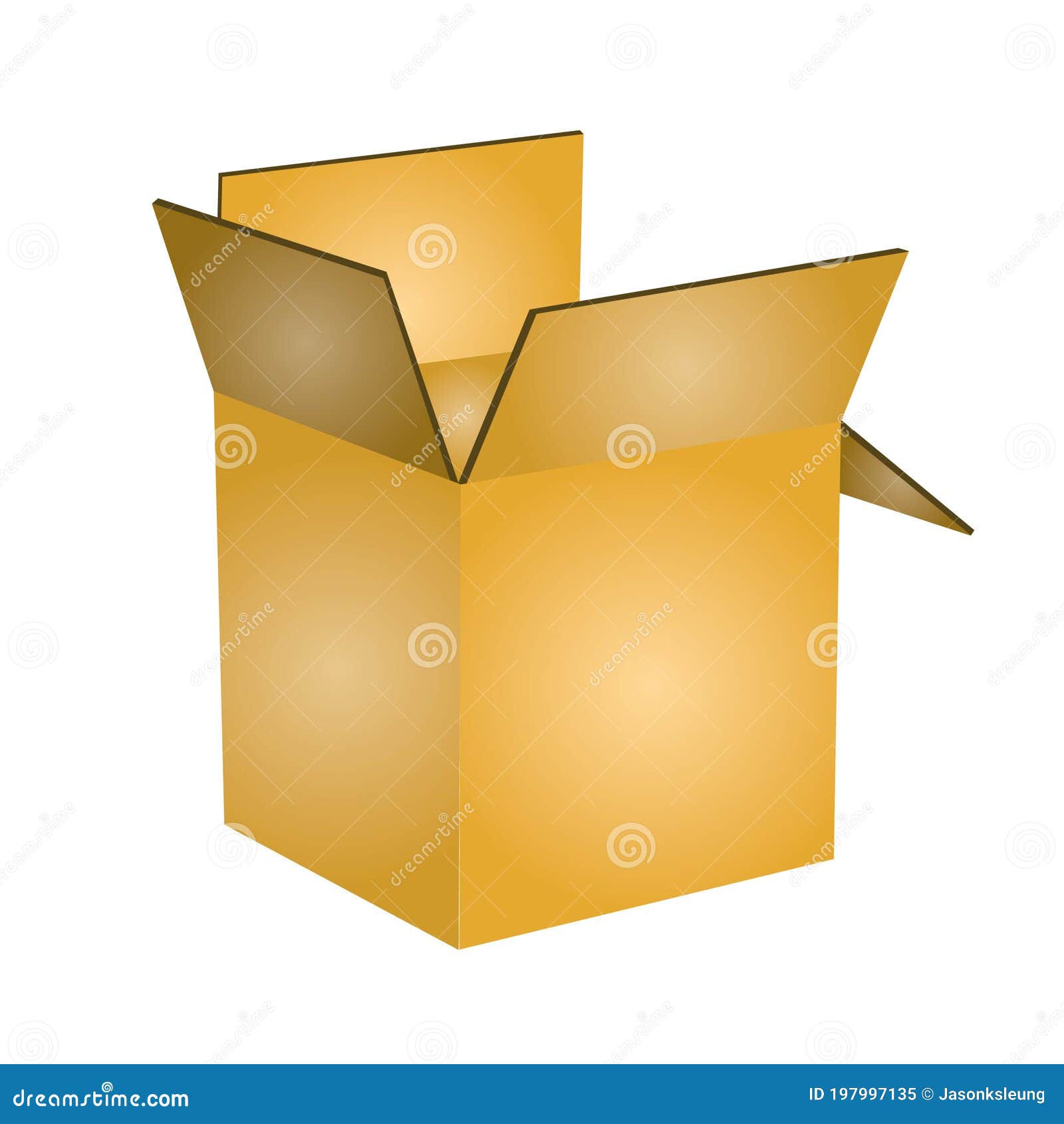 Carton Box Graphic stock illustration. Illustration of package - 197997135