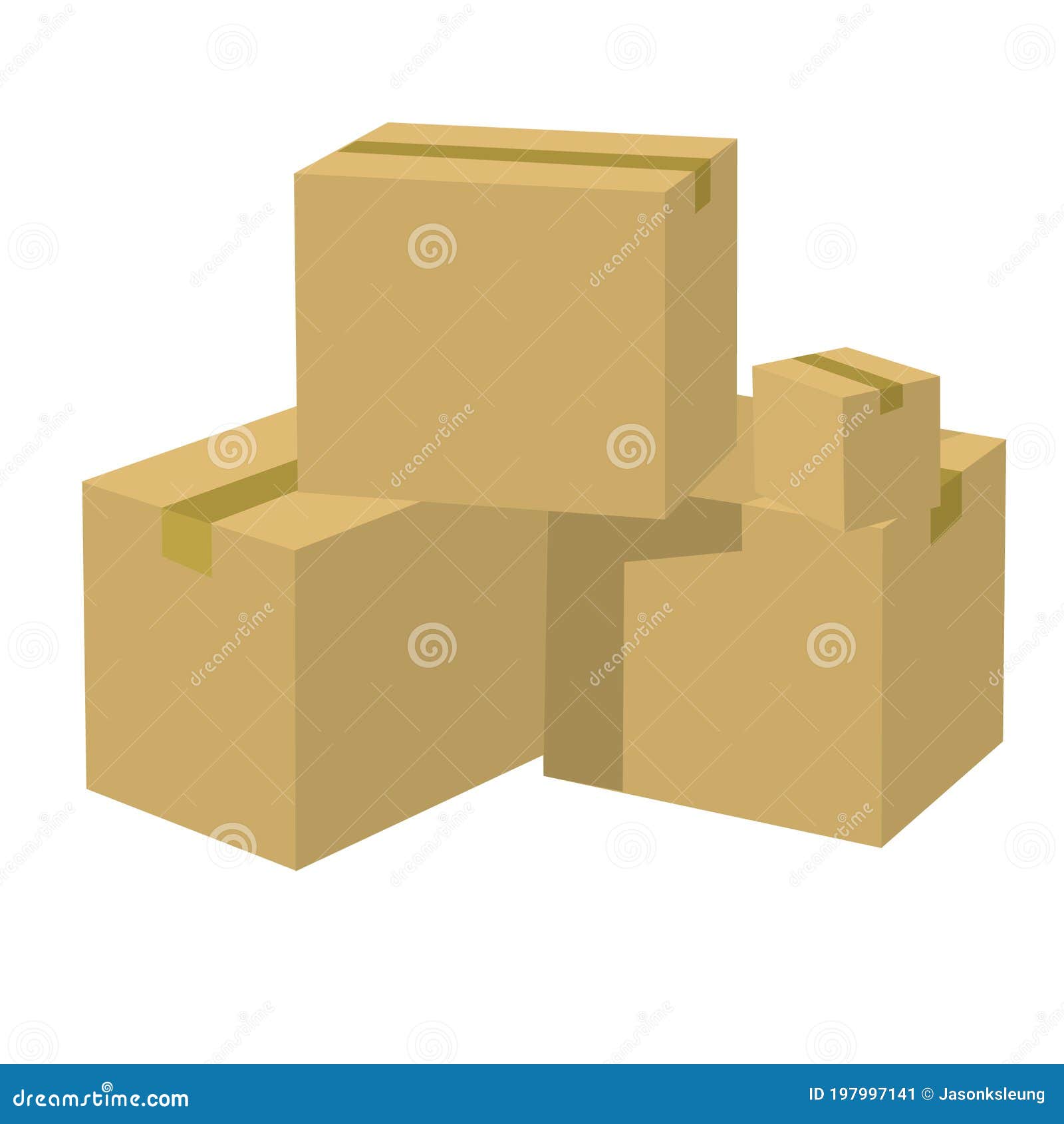 Carton Box Graphic stock illustration. Illustration of design - 197997141