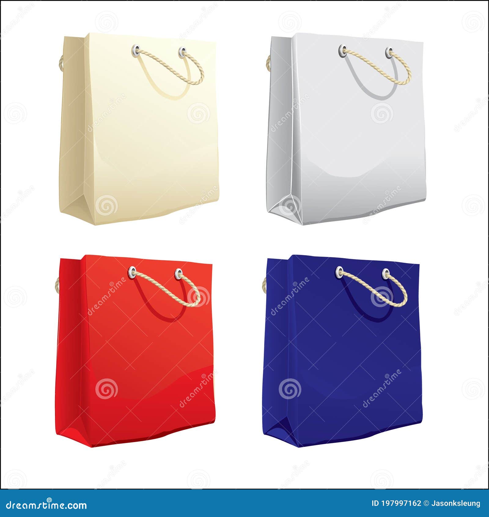 Shopping paper bag Graphic stock illustration. Illustration of isolated ...