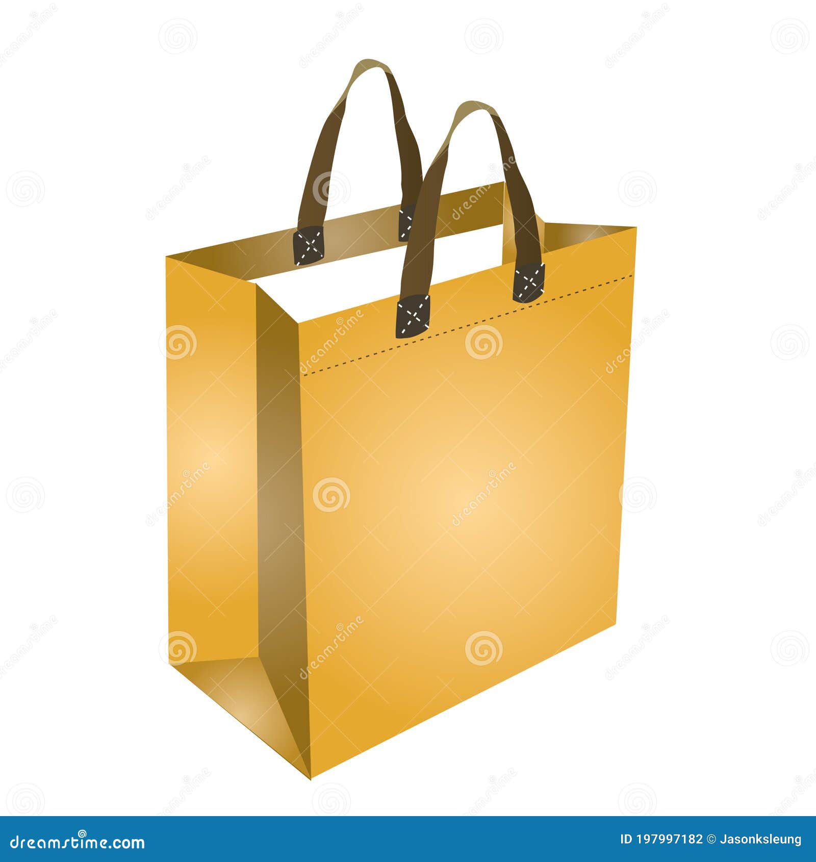 Shopping paper bag Graphic stock illustration. Illustration of print ...