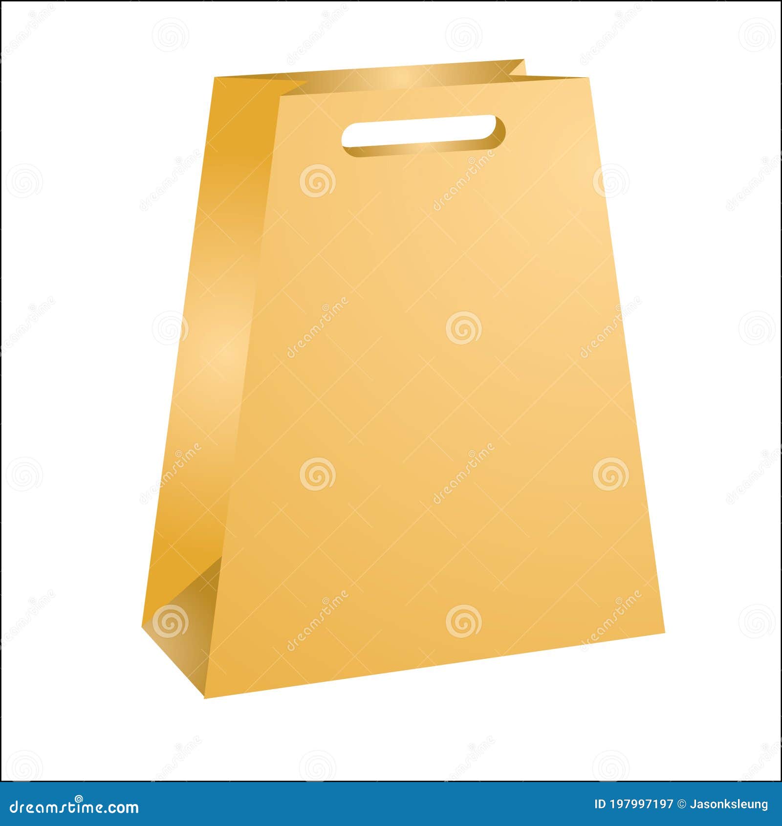 Paper bag graphic stock illustration. Illustration of shopping - 197997197