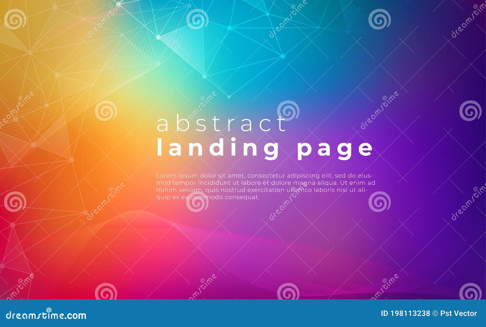Abstract Colorful Background, Digital Technology Banner Blue Pink ...