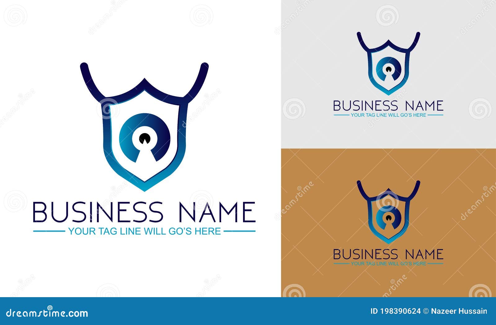 Security Protection Company Logo Stock Illustration - Illustration of ...