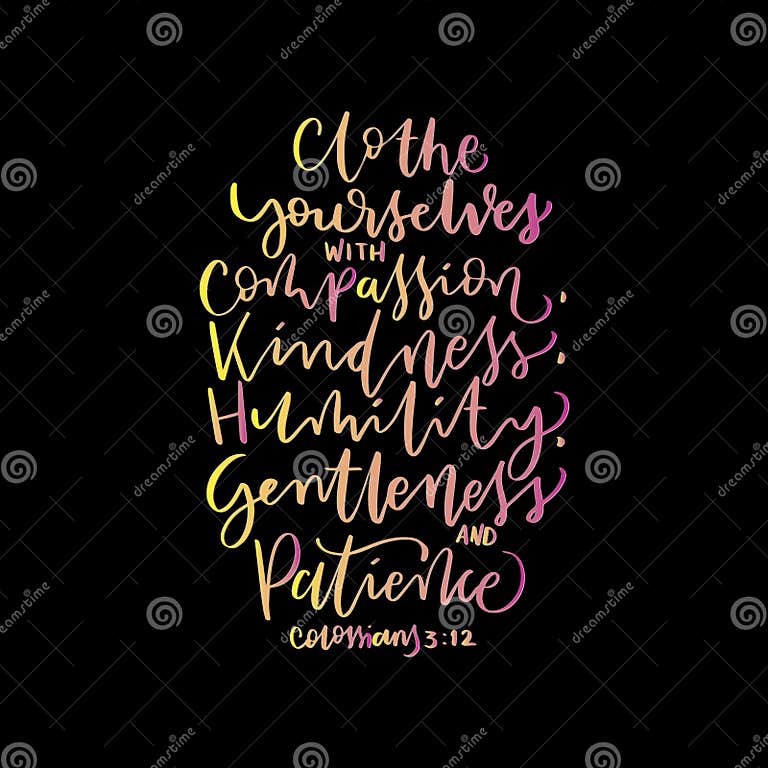Printable Scripture Lettering on White Background Stock Vector ...