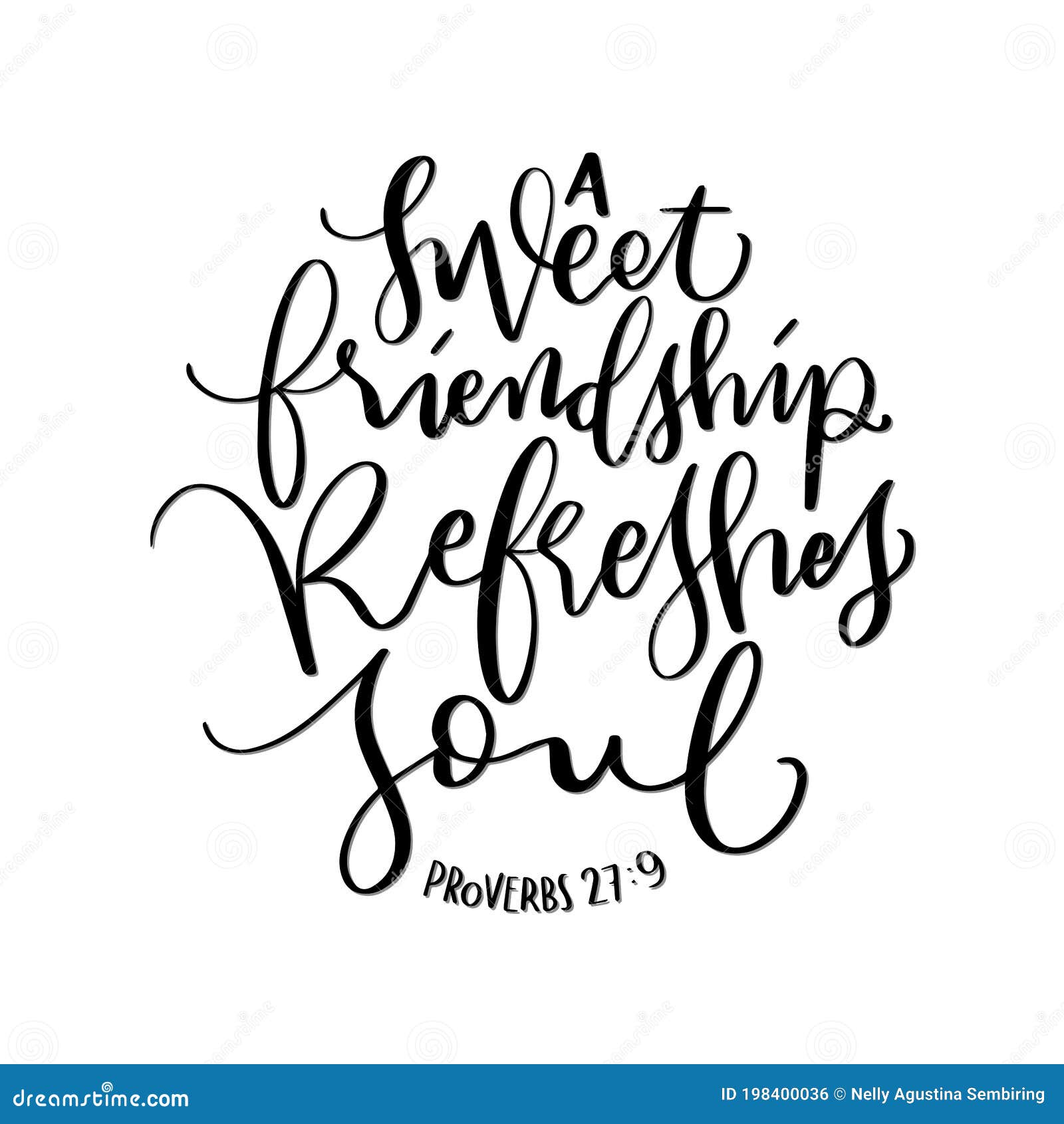 Printable Scripture Lettering on White Background Stock Vector ...