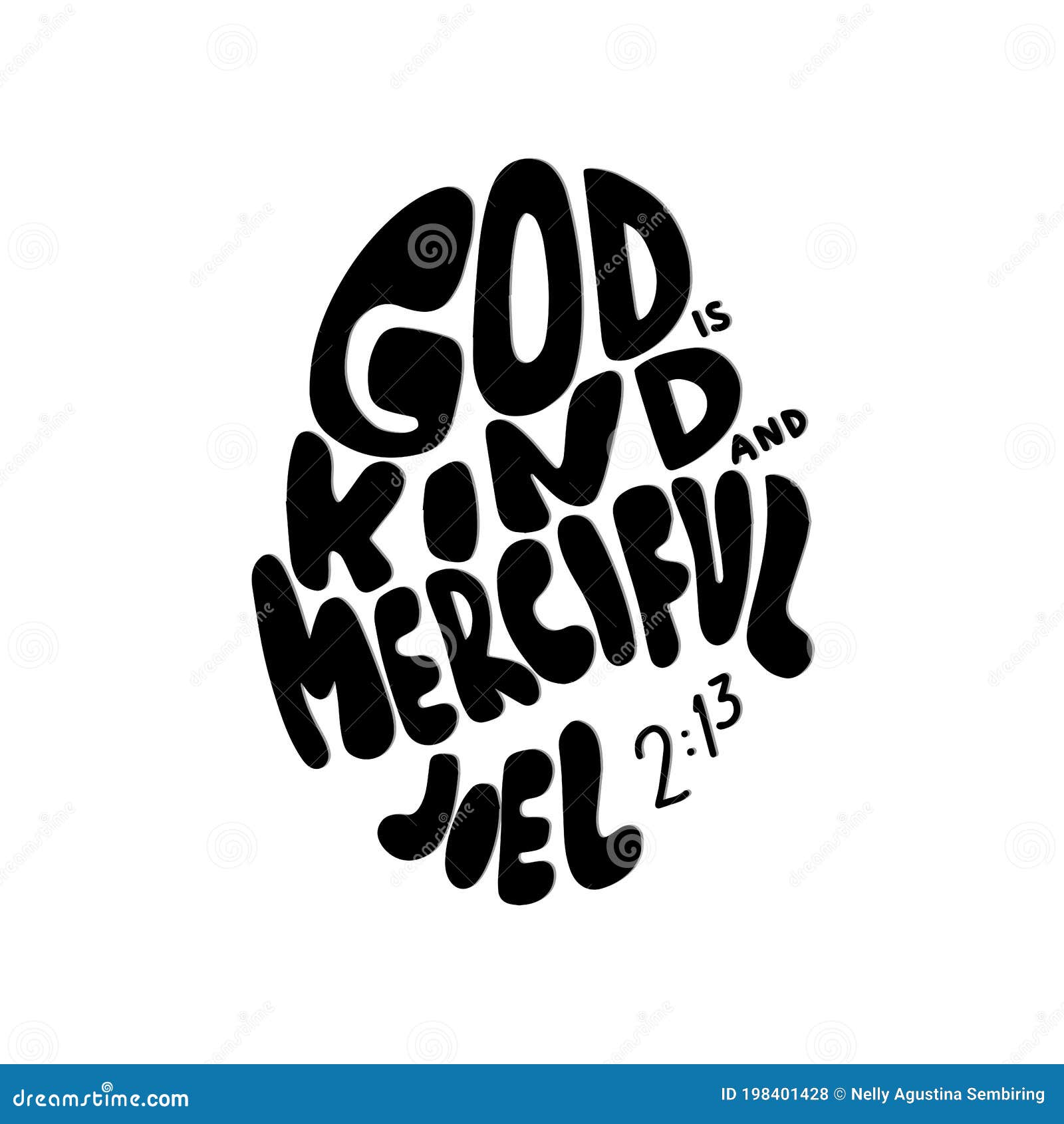Printable Scripture Lettering on White Background Stock Vector ...