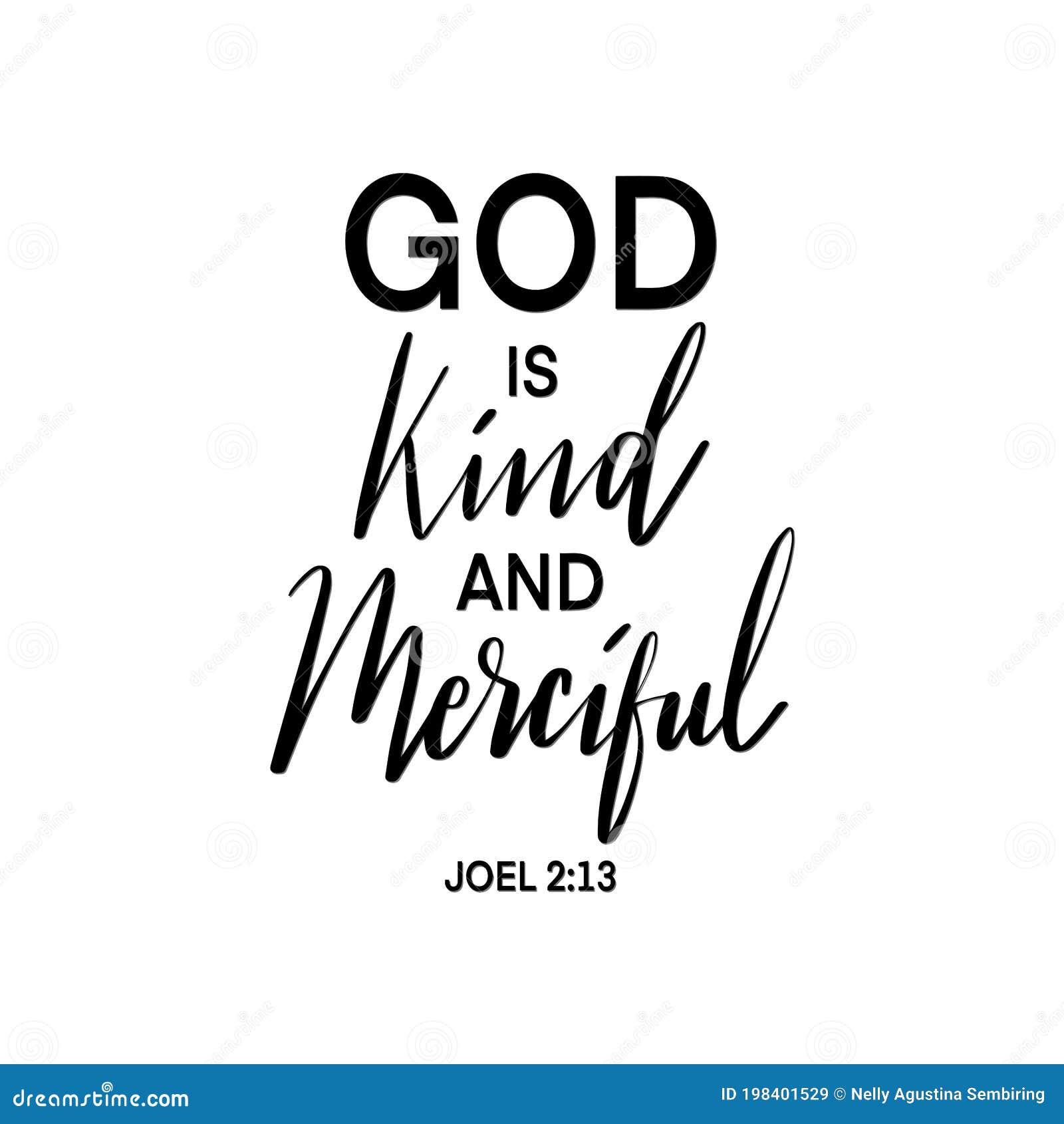 Printable Scripture Lettering on White Background Stock Illustration ...