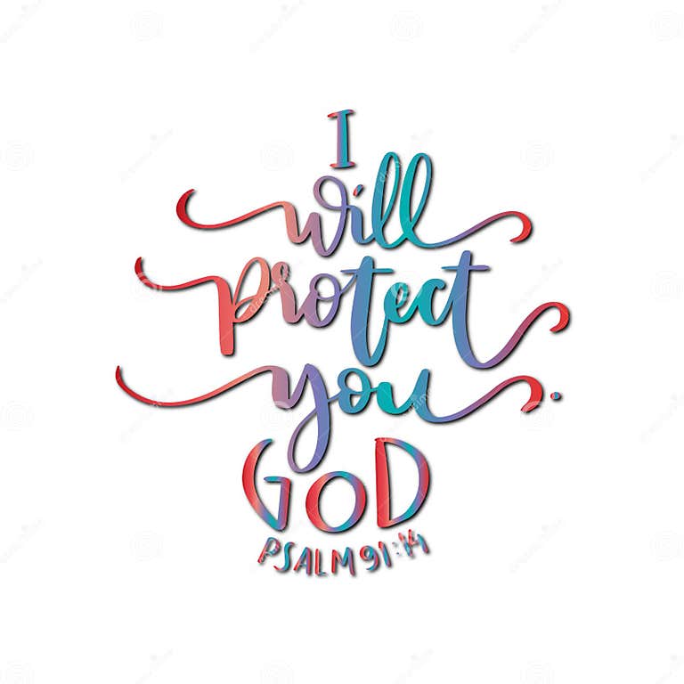 Printable Scripture Lettering on White Background Stock Vector ...