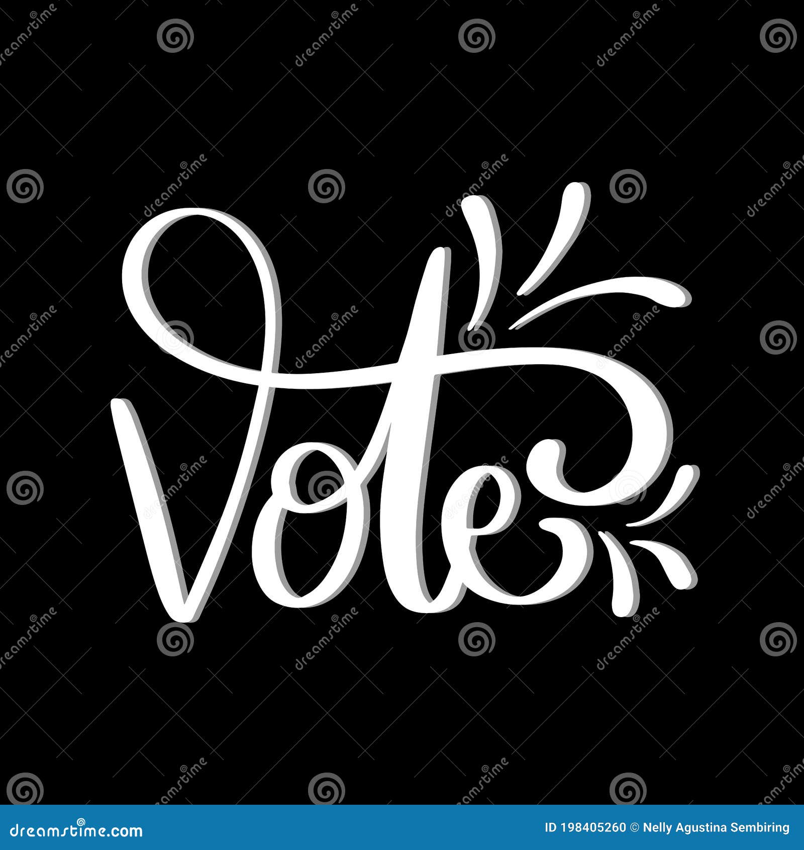 Printable word of Vote stock vector. Illustration of choice - 198405260