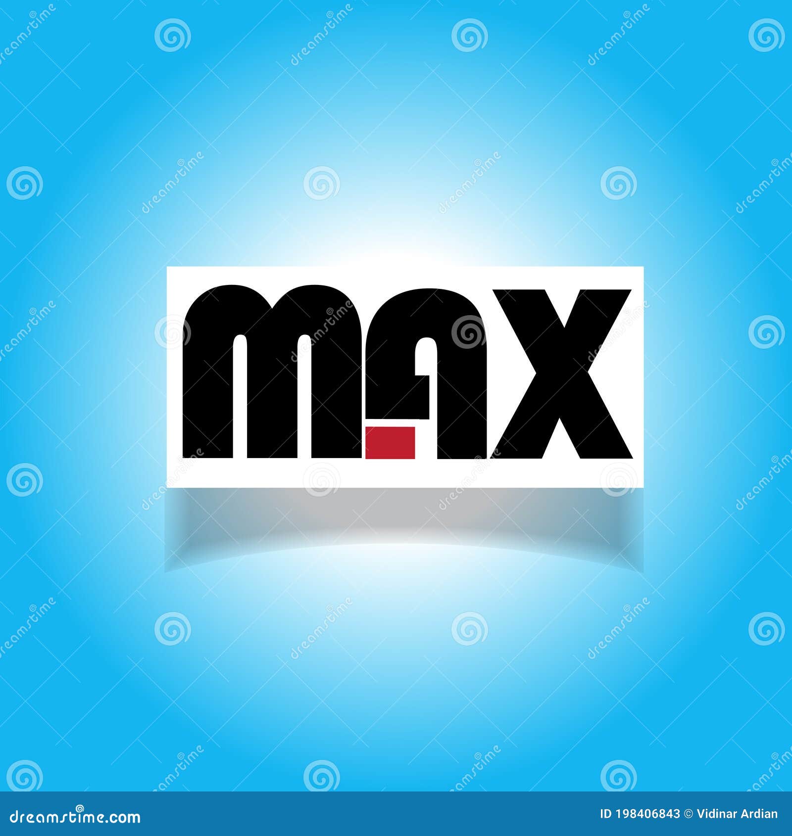 Initial Max Logo Design Vector Stock Vector - Illustration of text ...