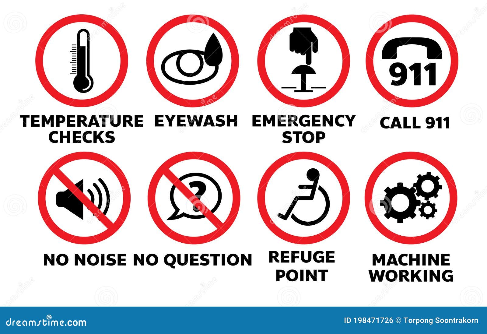 Set of Sign Information Symbol in Vector Eps10 Stock Illustration ...