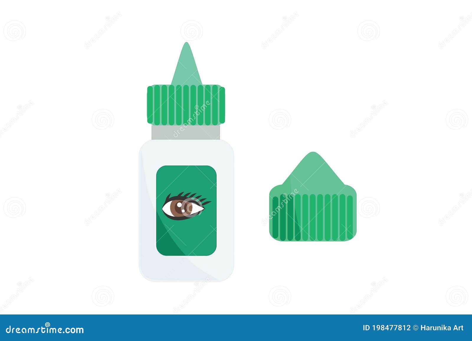 Illustration of Eye Drops stock vector. Illustration of protective ...