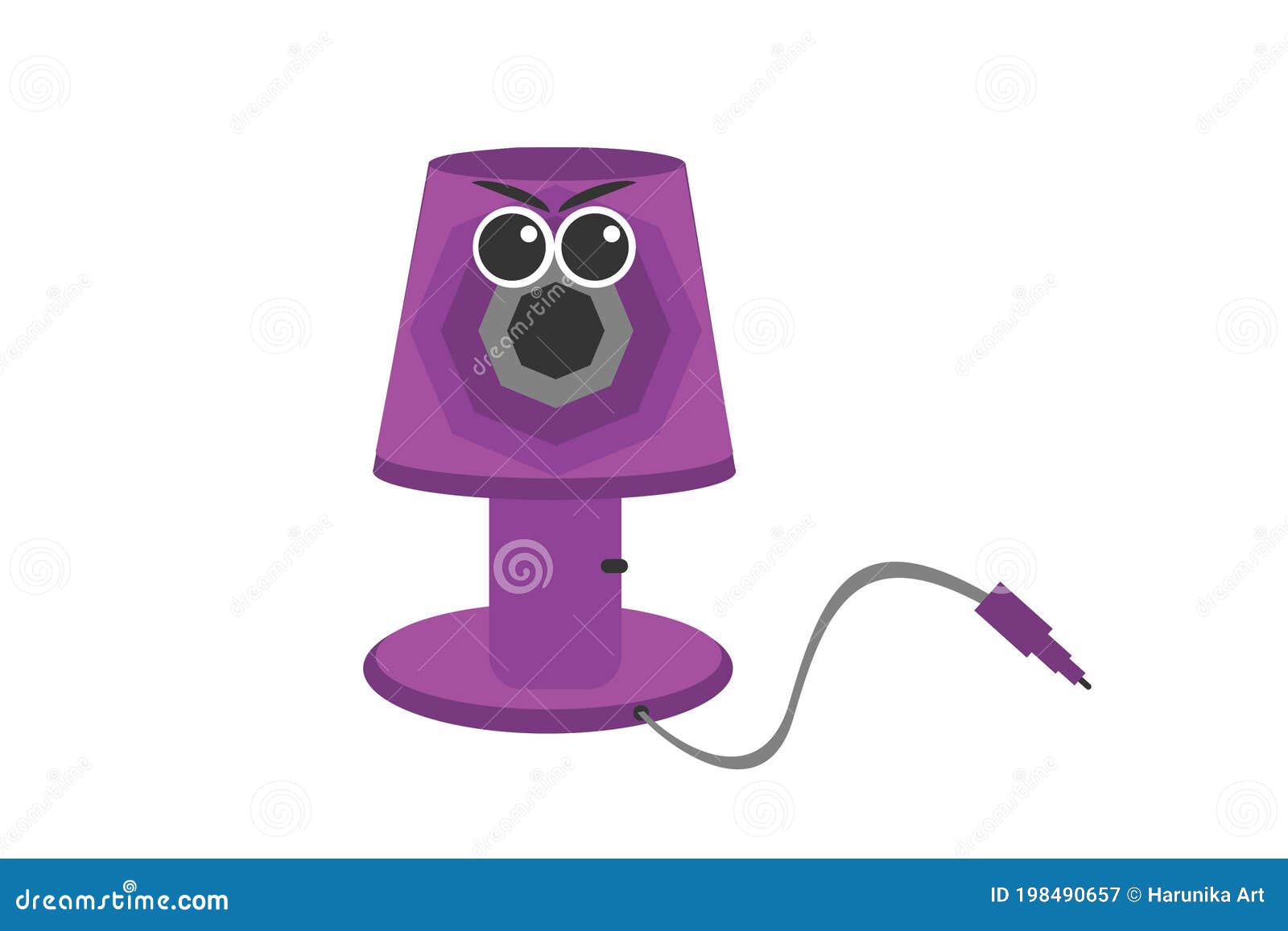 Illustration of Learning Lamp for Child Stock Vector - Illustration of ...