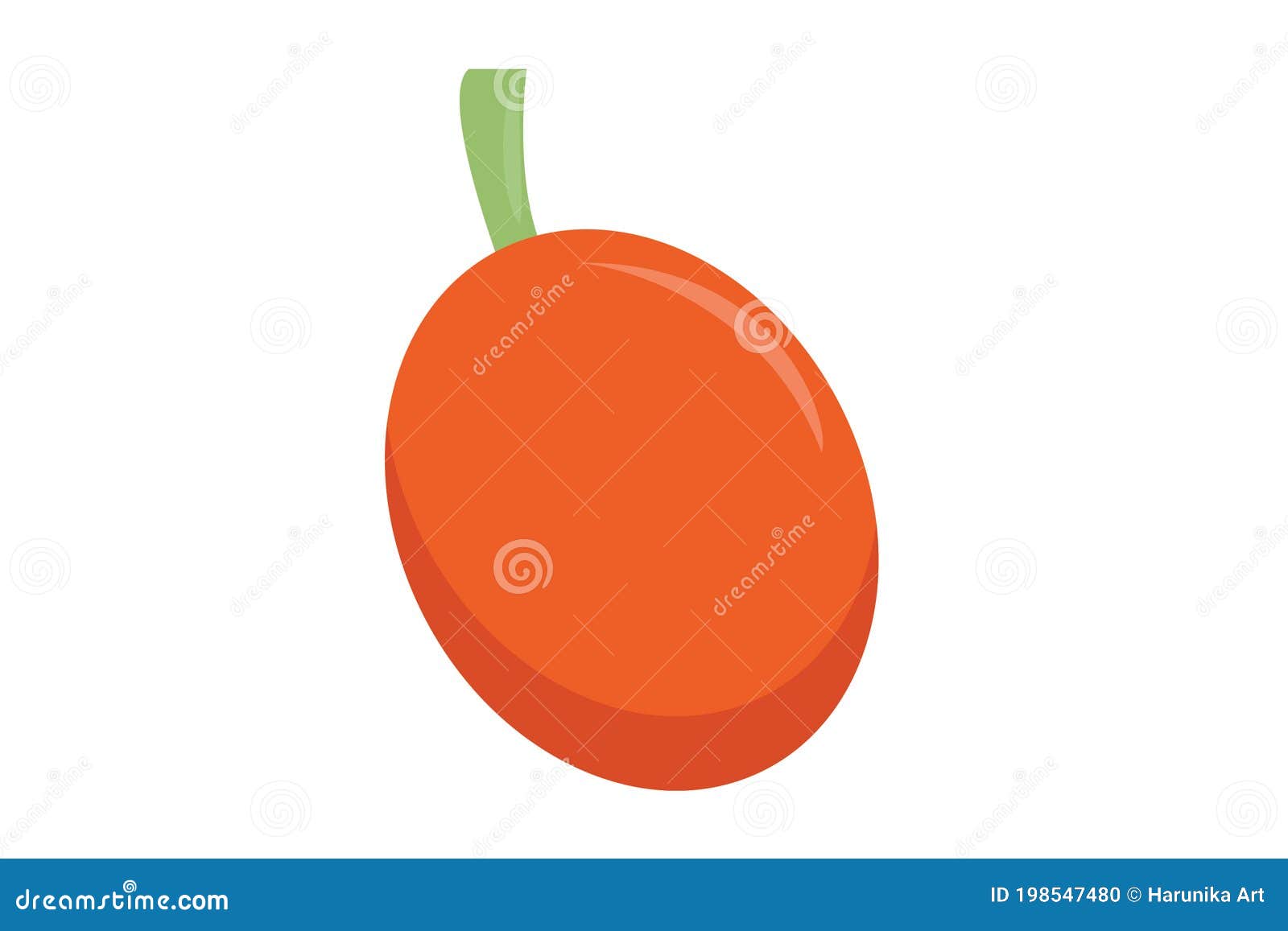 Imbe Fruit with Alphabet I stock vector. Illustration of regular ...
