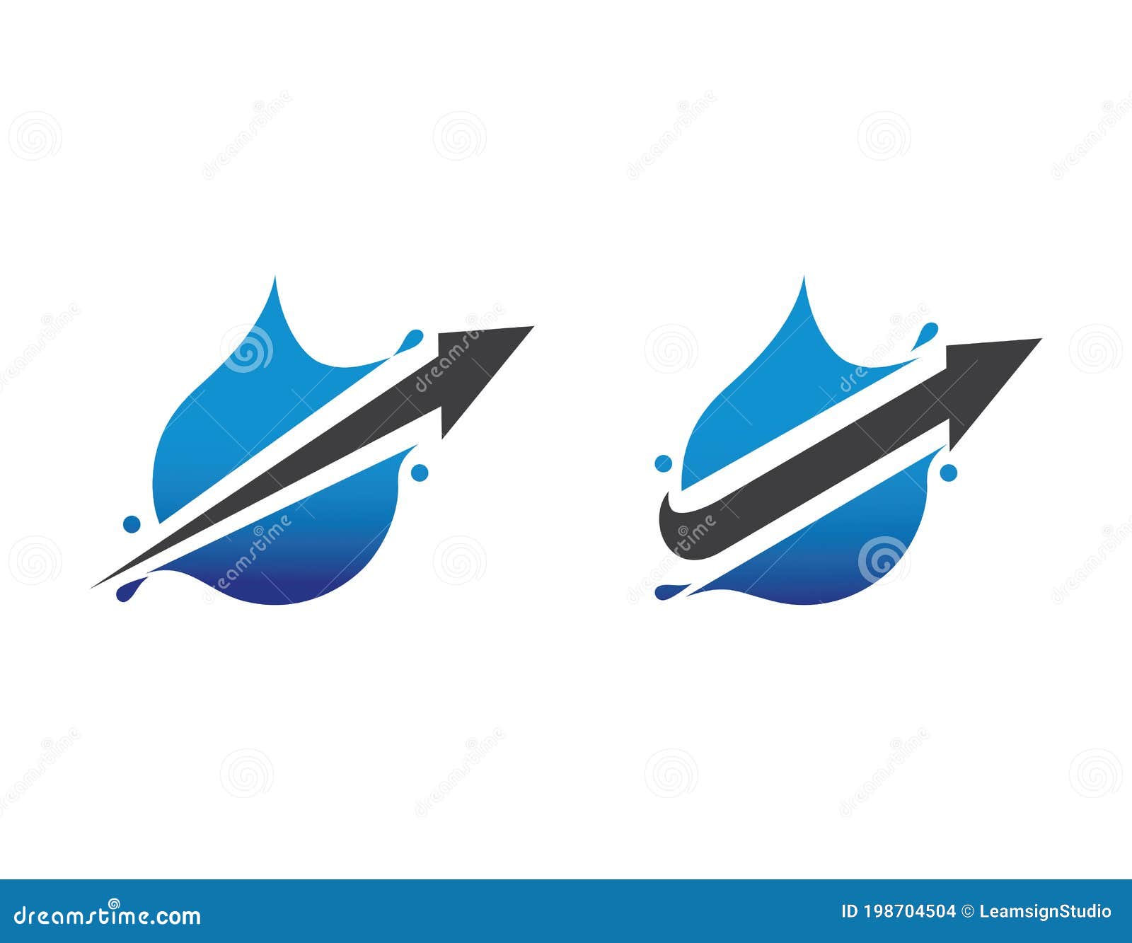 Drop Arrow Vector Illustration | CartoonDealer.com #53569068