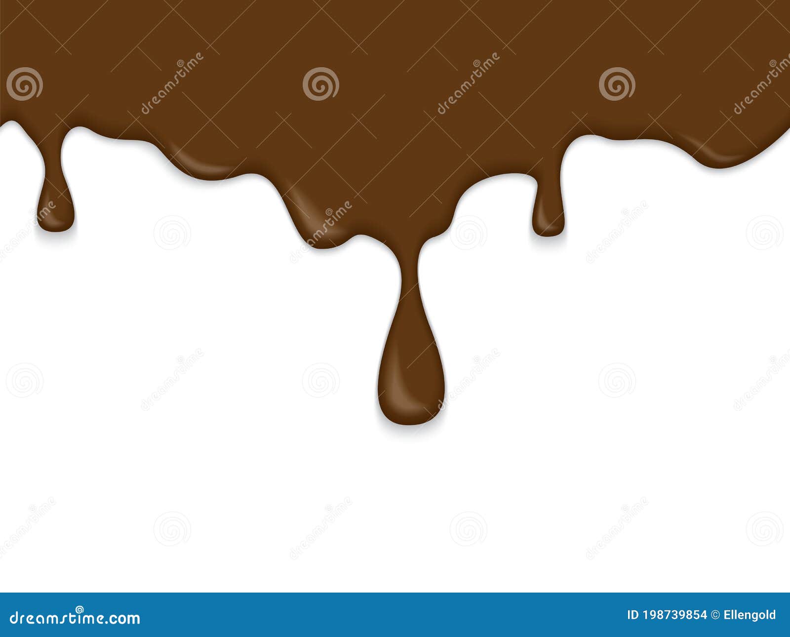 Seamless Pattern of a Sticky Brown Liquid Stock Vector - Illustration ...