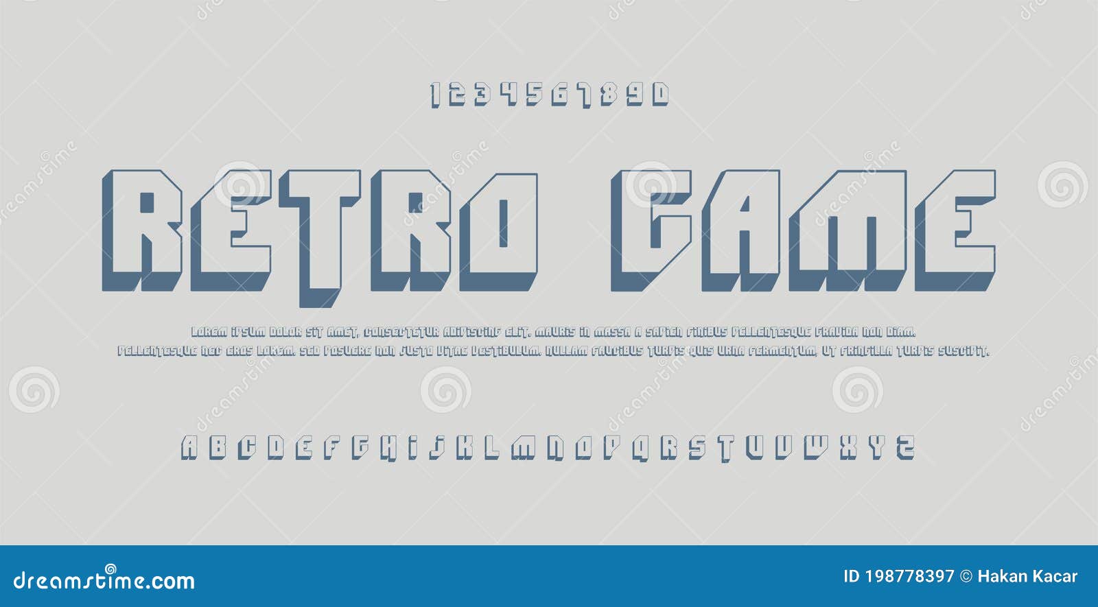 Abstract Digital Modern Font Design, Trendy Alphabet Letters and ...