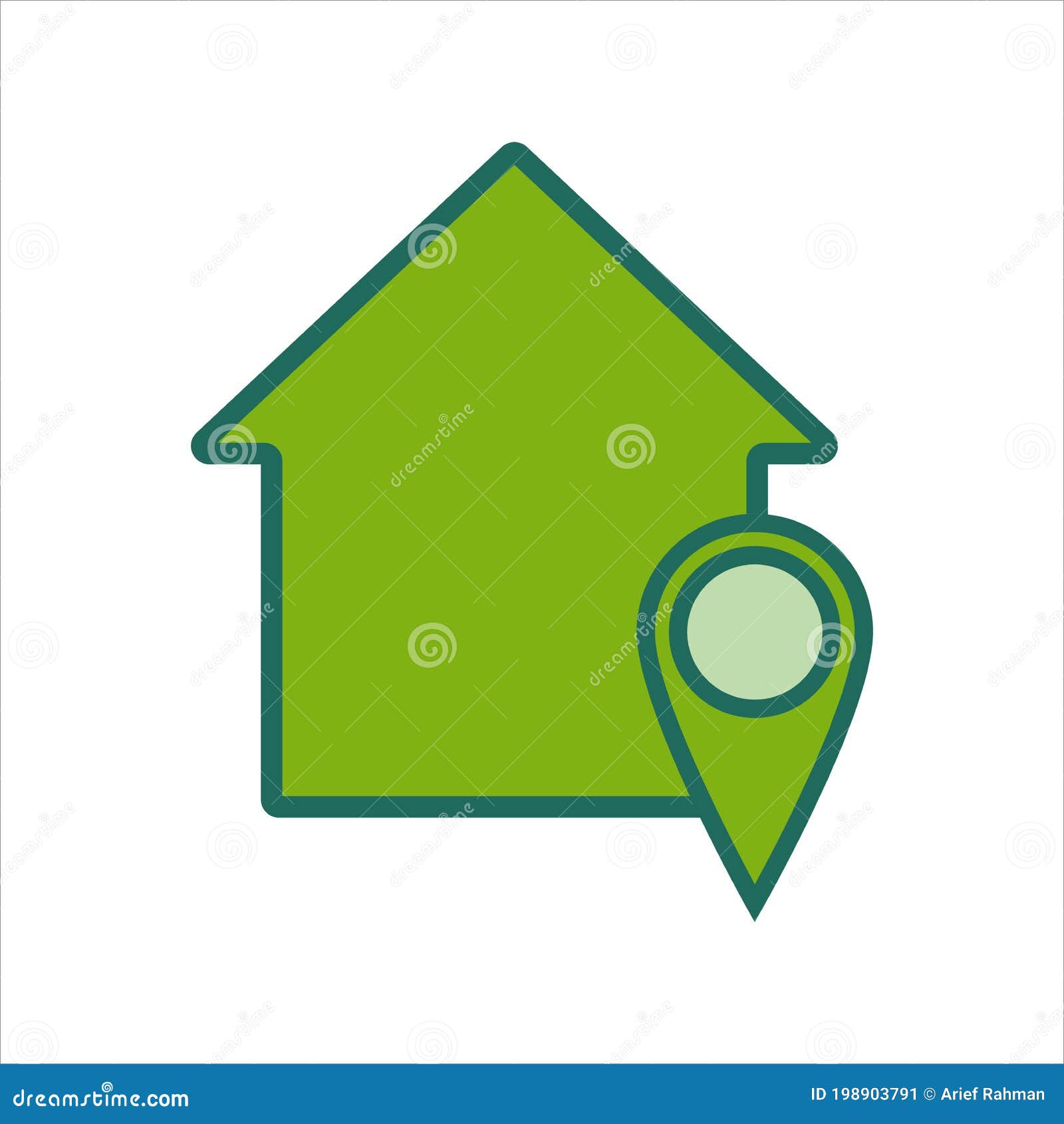 Home Icon. Home Icon with Location . Home Icon Concept for Mobile and ...