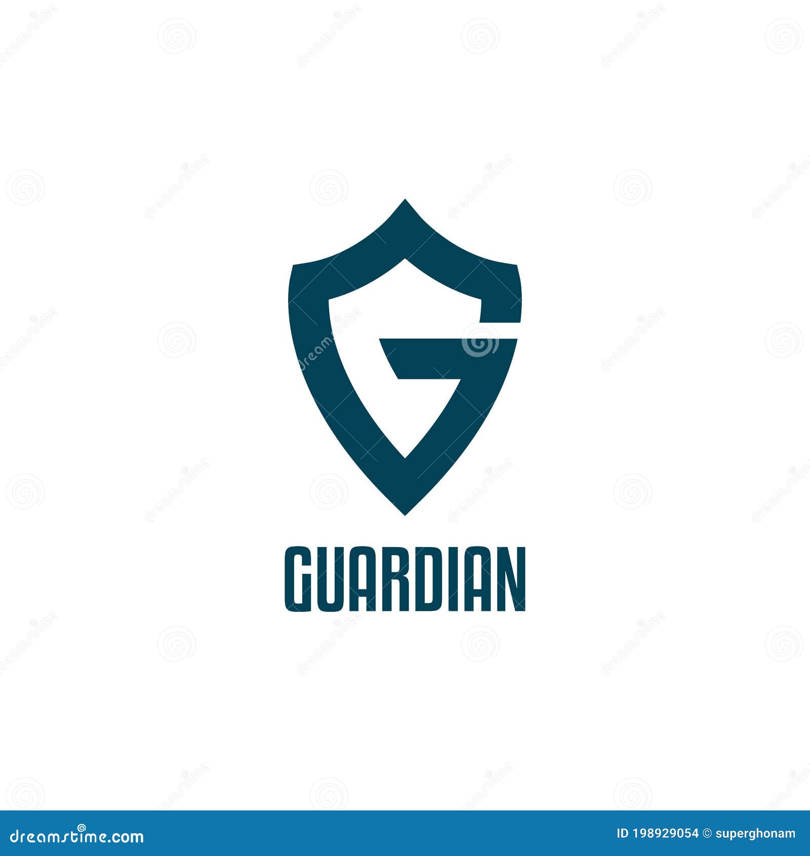 Letter G Logo for Guard Symbol Design Vector Template Stock Vector ...