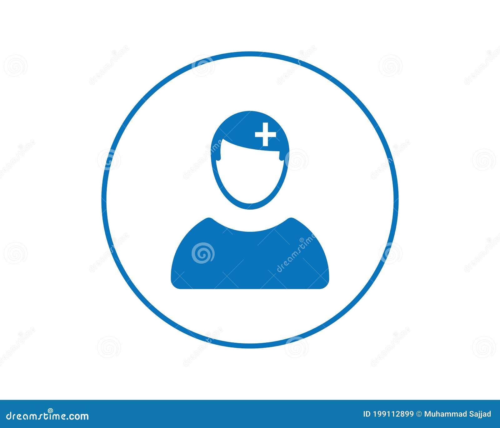 Vector Patient Icon - Icon Hospital Care Sign Symbol Illustration Stock ...