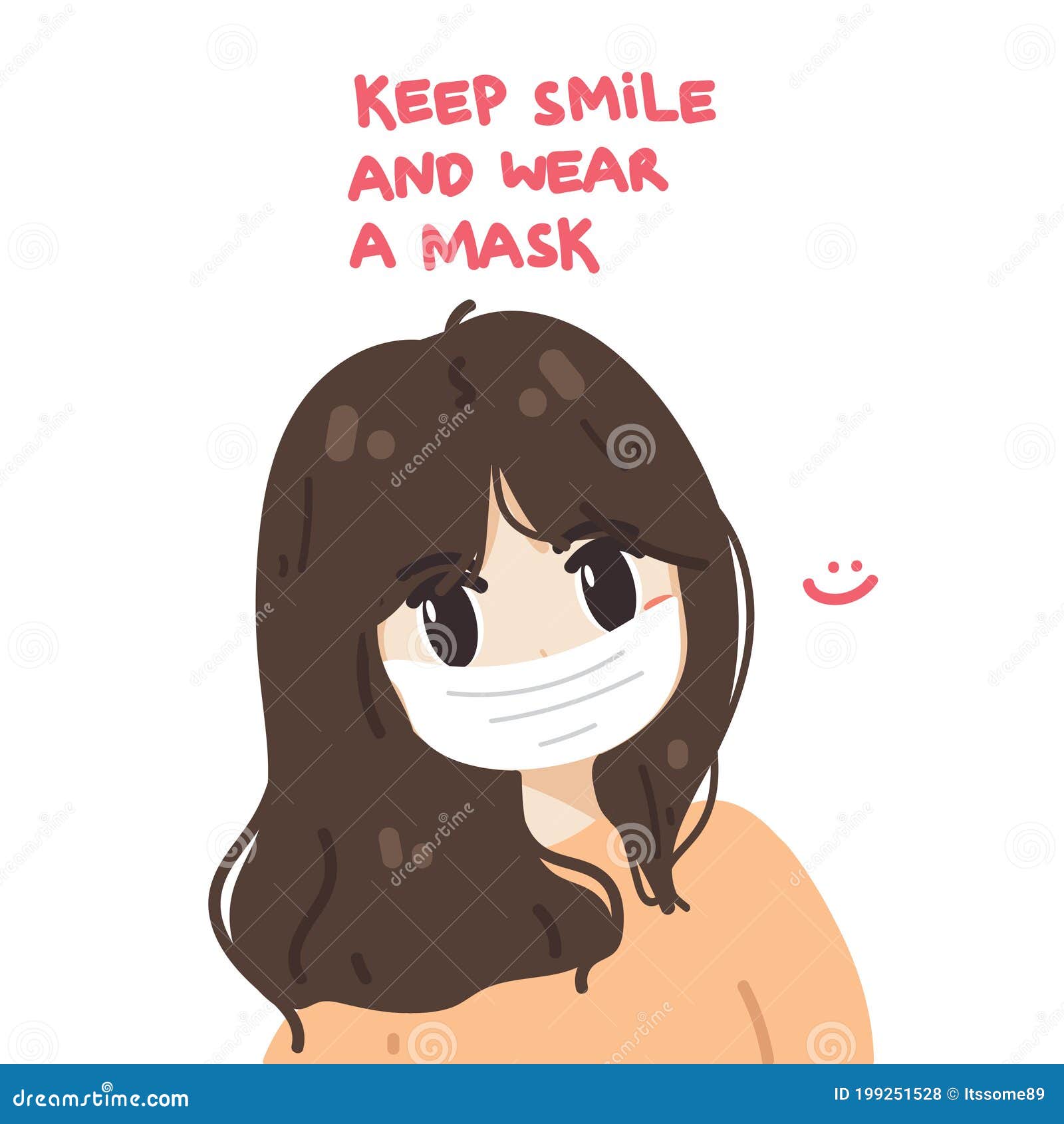 Keep Smile Logo Design Template Vector | CartoonDealer.com #179224176