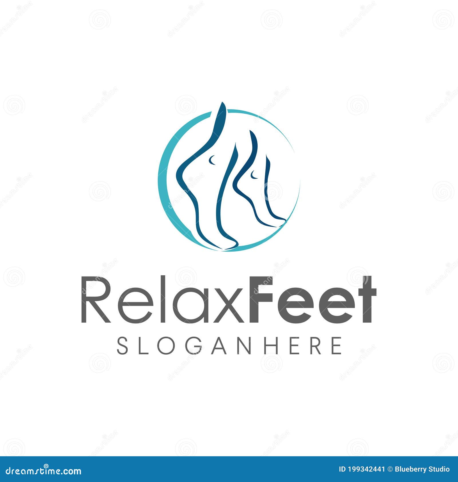 Foot Health Logo Template Design Vector, Emblem, Concept Design. Foot ...