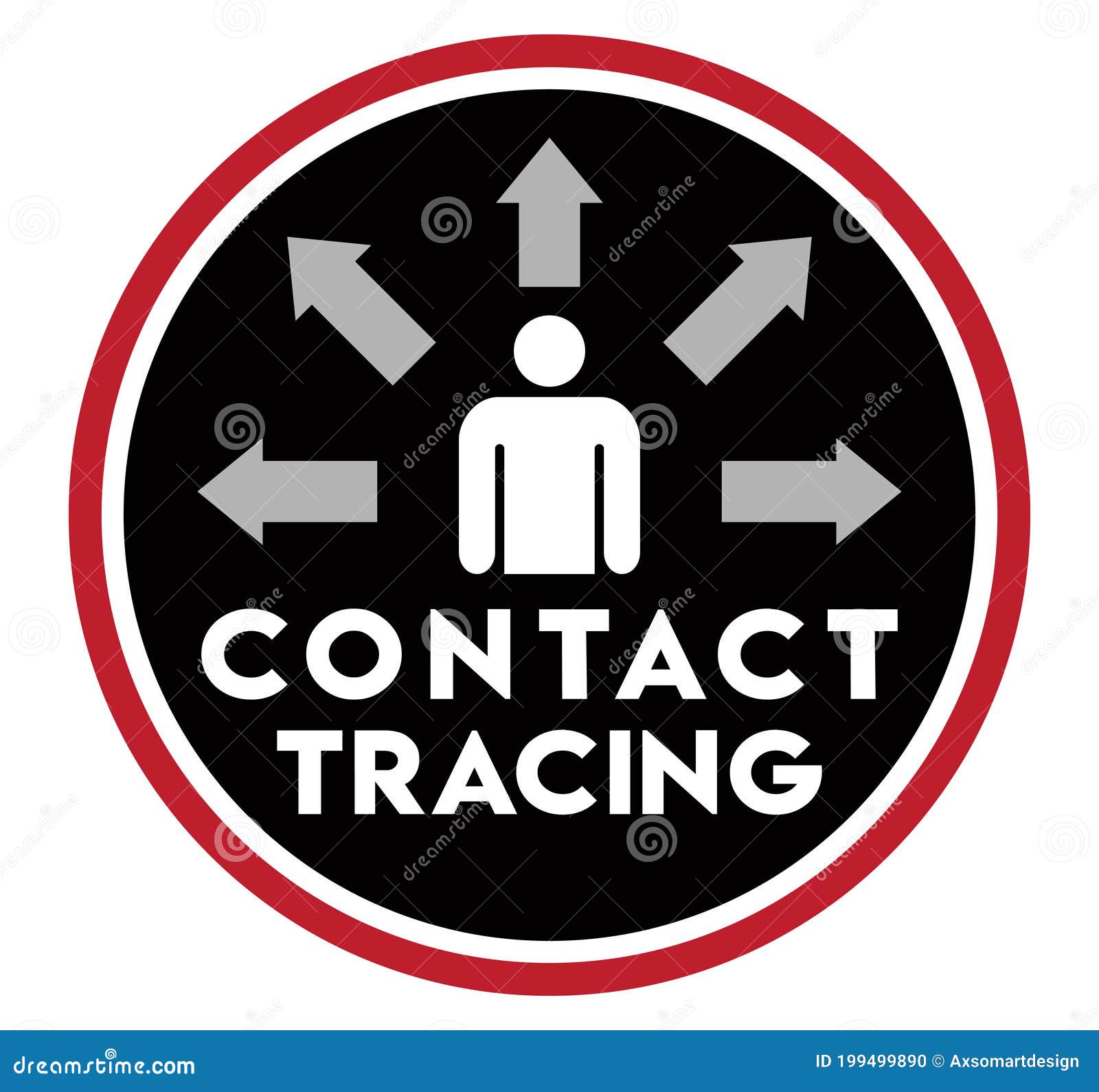 Contact Tracing Location Route Map For Coronavirus Covid19 Government ...