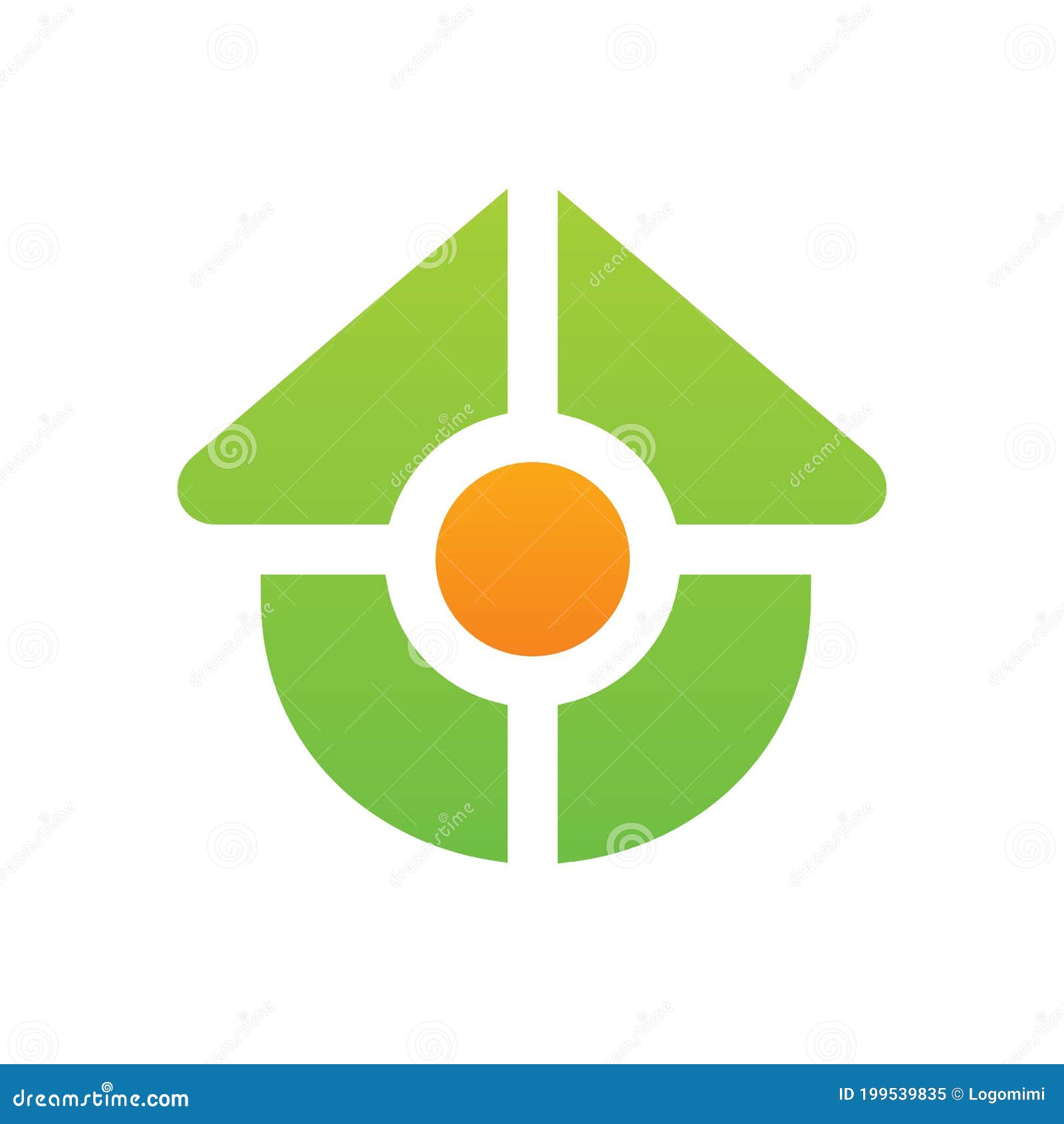 Home Target Logo Icon Design Template Elements, House Target Symbol ...
