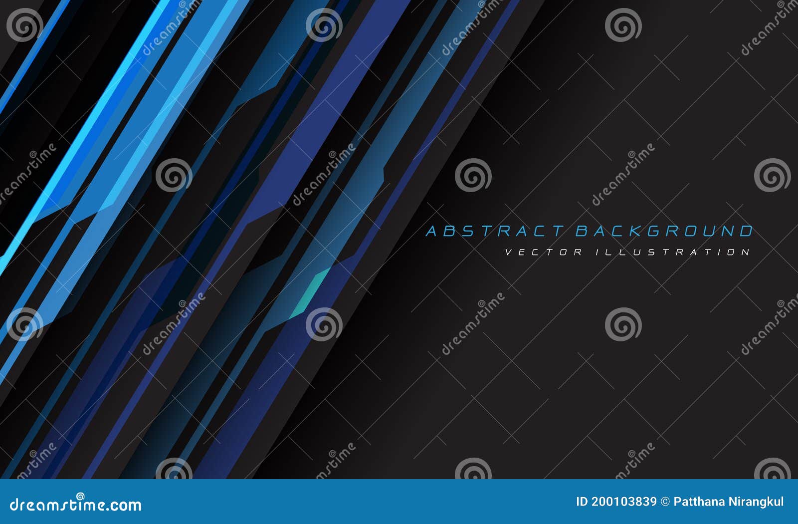 Abstract Blue Grey Cyber Geometric Line with Blank Space and Text ...