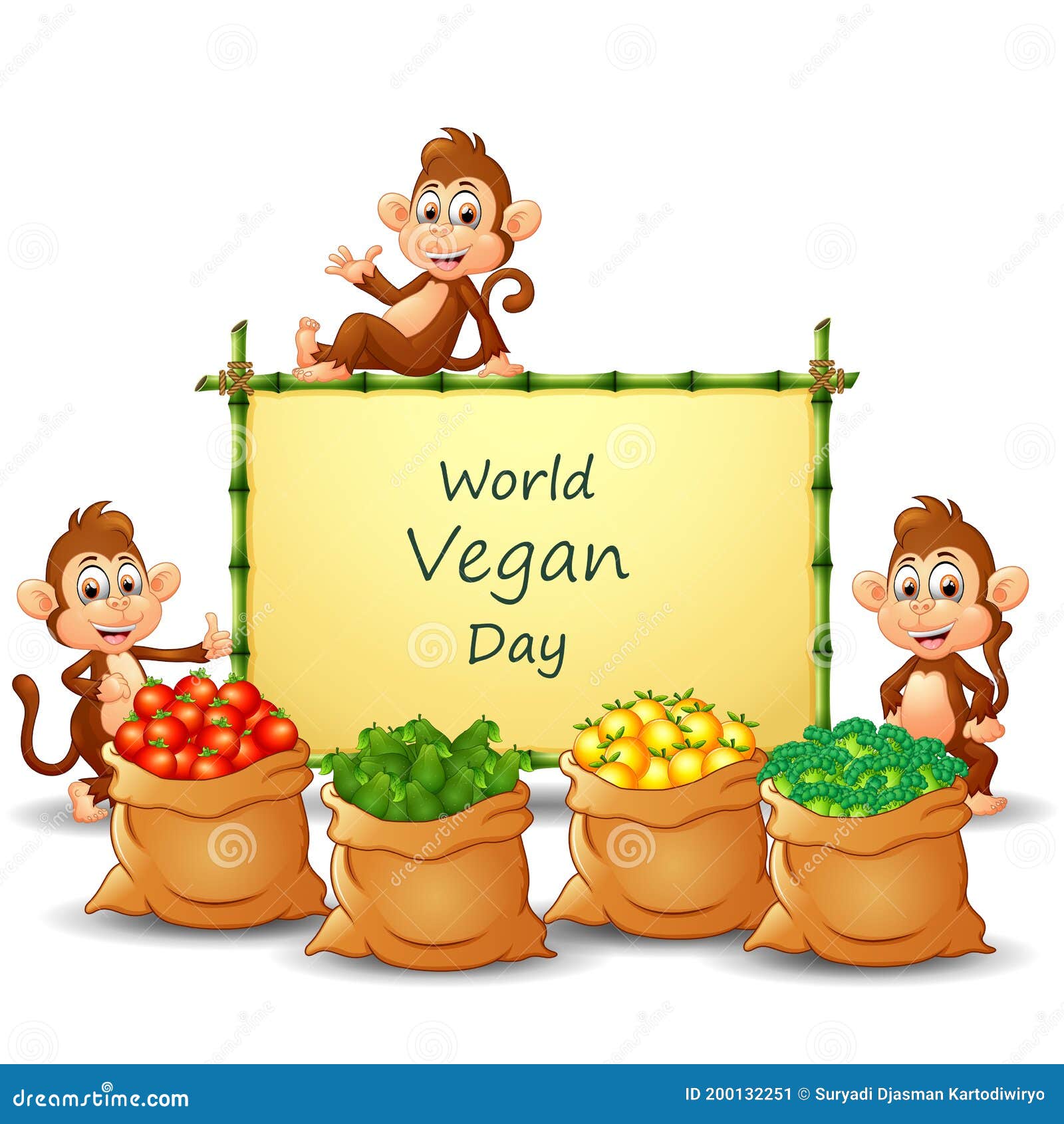 Old World Monkeys Flat Icon Collection Cartoon Vector | CartoonDealer ...