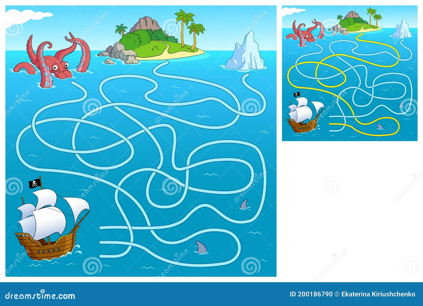 Help Pirate Find Path To Treasure Chest . Labyrinth. Maze Game For Kids ... Help Pirate Find Path To Treasure Chest . Labyrinth. Maze Game For Kids ...